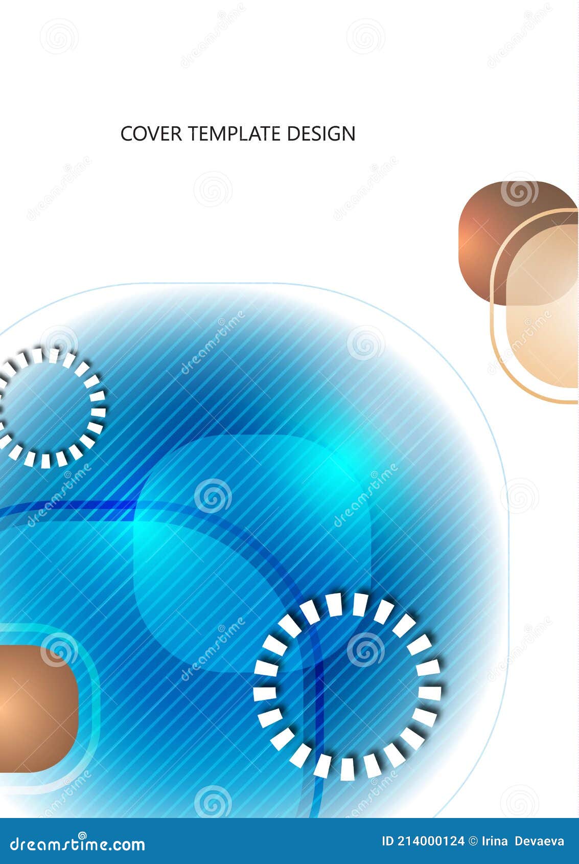 Overlapping Round Squares Form a Geometric Abstract Background ...