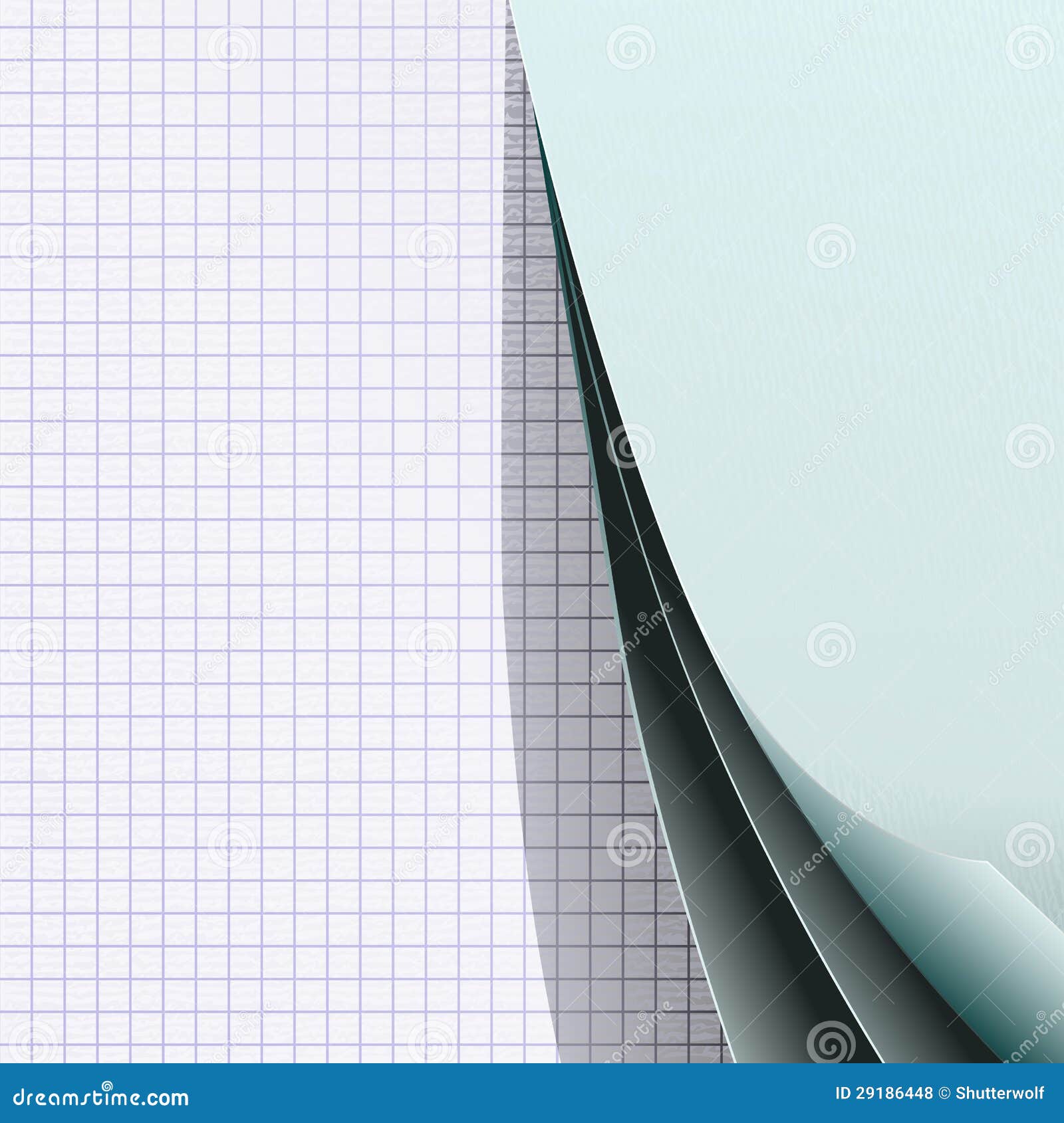 Overlapping sheets stock vector. Illustration of space - 29186448