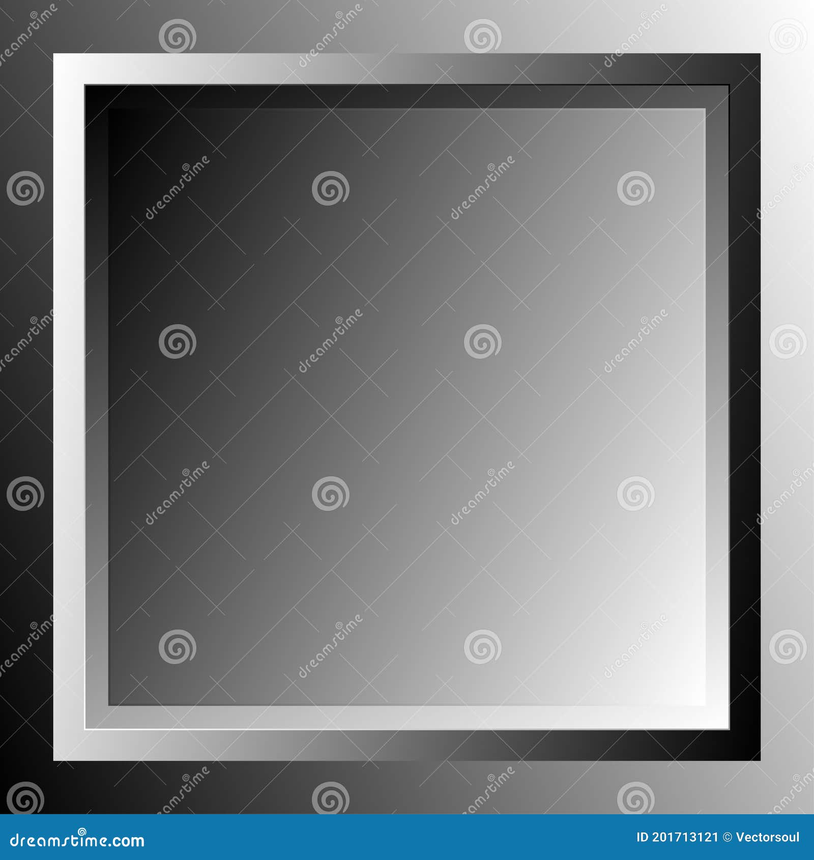 Overlapping Squares, Blocks Vector Illustration. Grayscale Squares ...