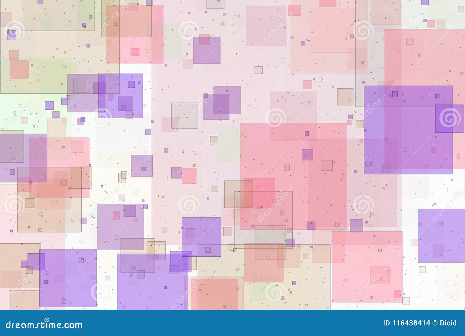 Overlapping Squares Abstract Background Image Stock Illustration ...