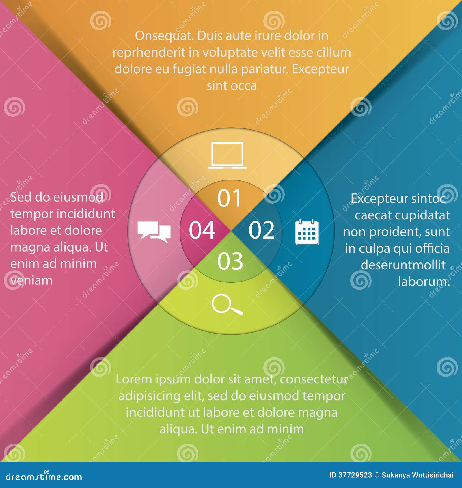 Overlapping squares paper stock vector. Illustration of origami - 37729523