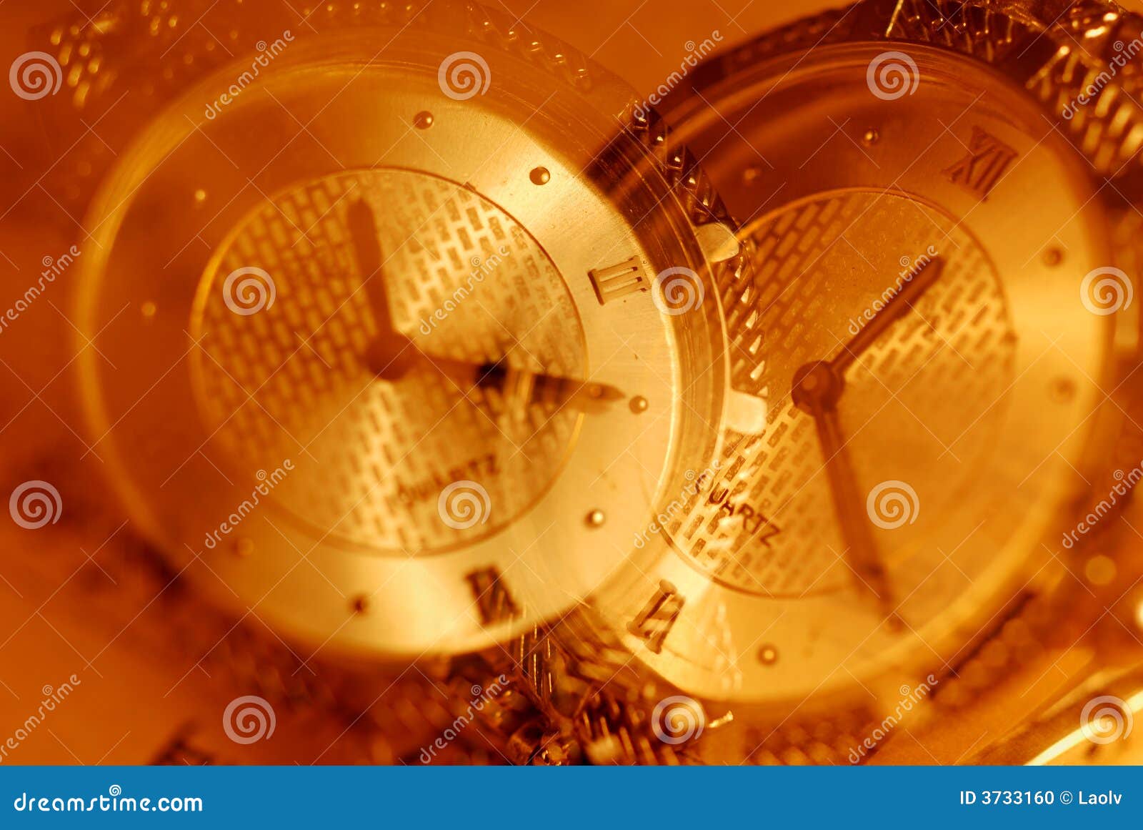 Overlapping two watch stock photo. Image of adorn, asia - 3733160