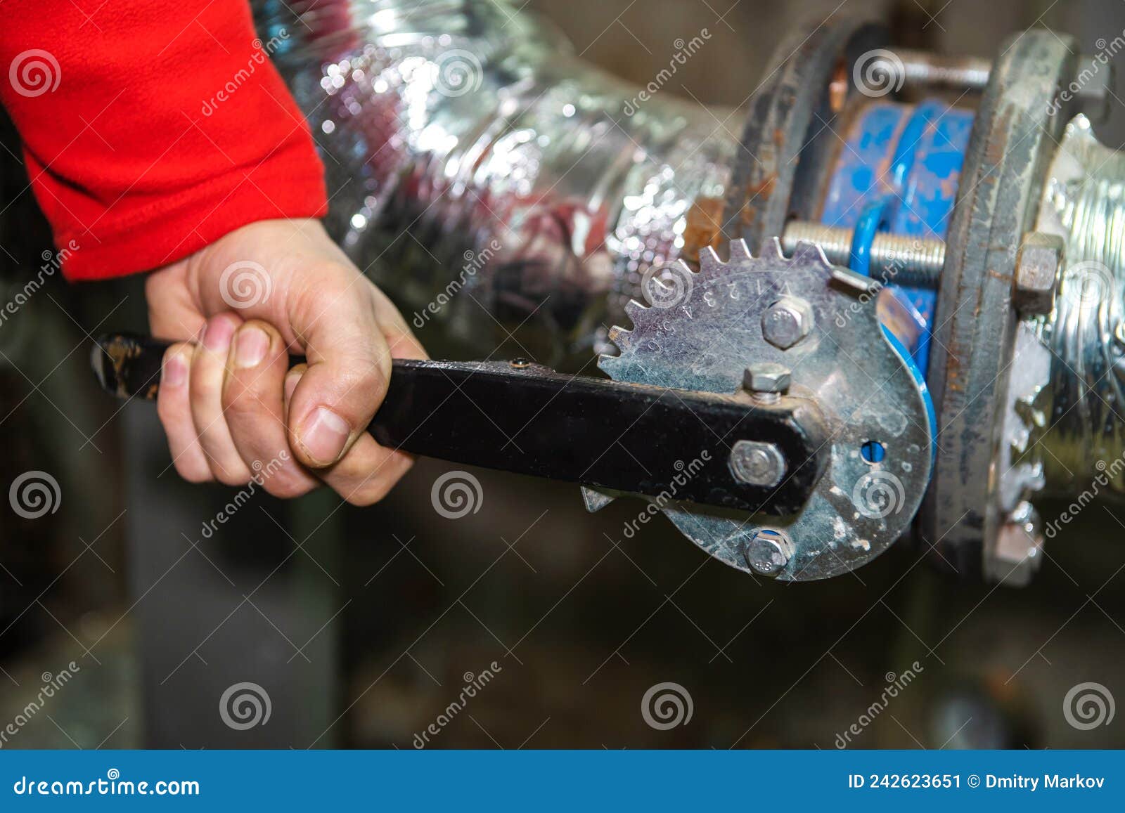 Overlapping a Valve in an Industrial Water Supply Pipe. Prevention and ...