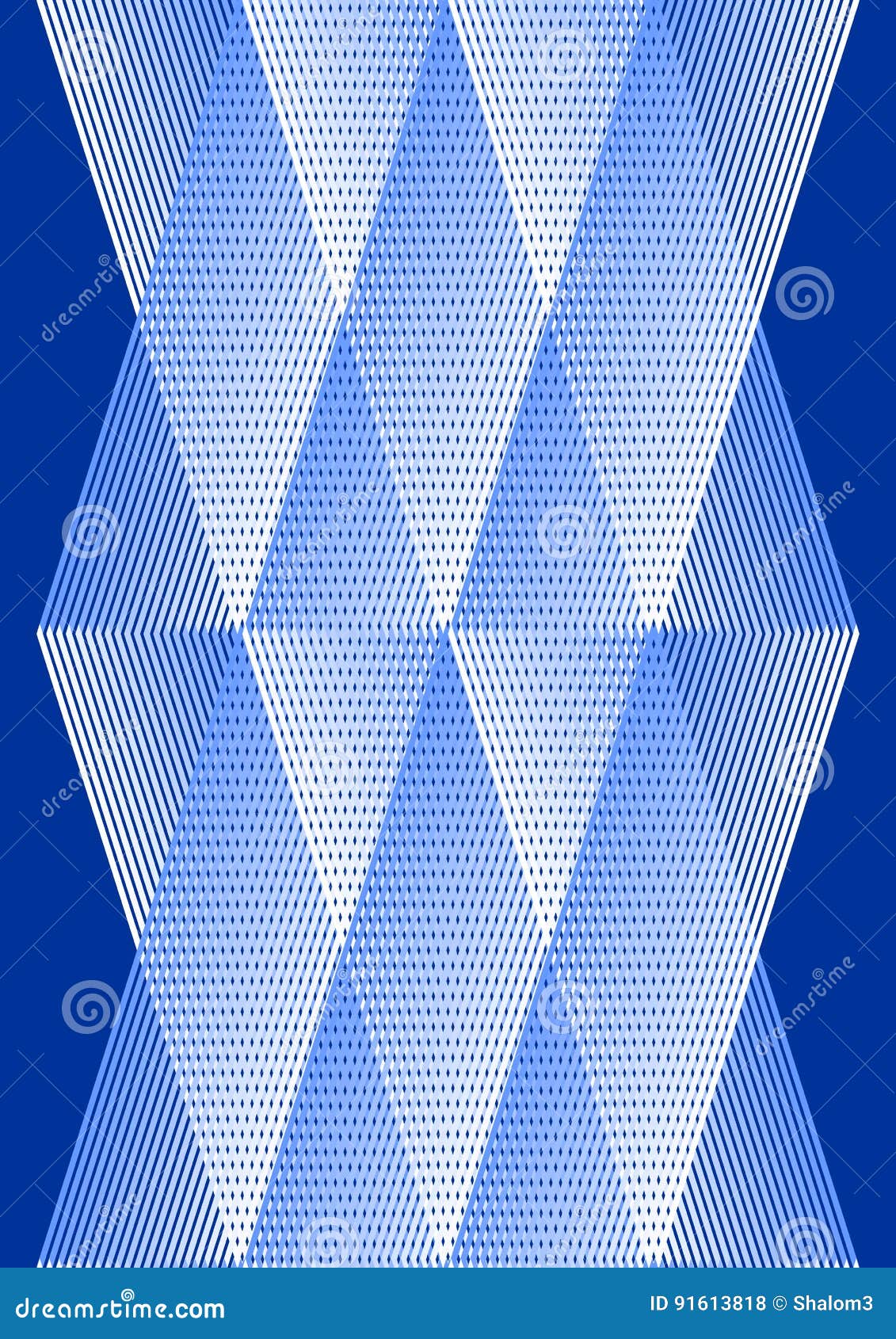 Overlay Background in Cubist Style, White and Blue Design with Grid ...