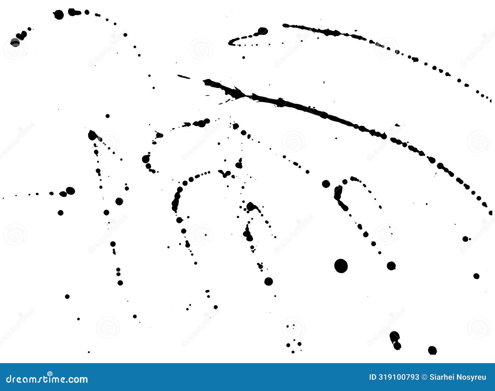 Overlay, Elements of Paint Ink Splatter. Vector Illustration Stock ...