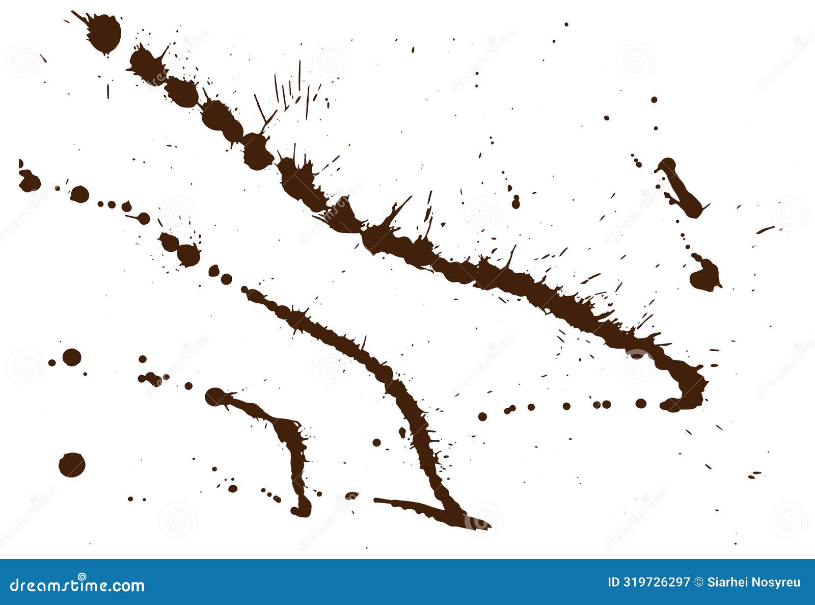 Overlay, Elements of Paint Ink Splatter. Vector Illustration Stock ...