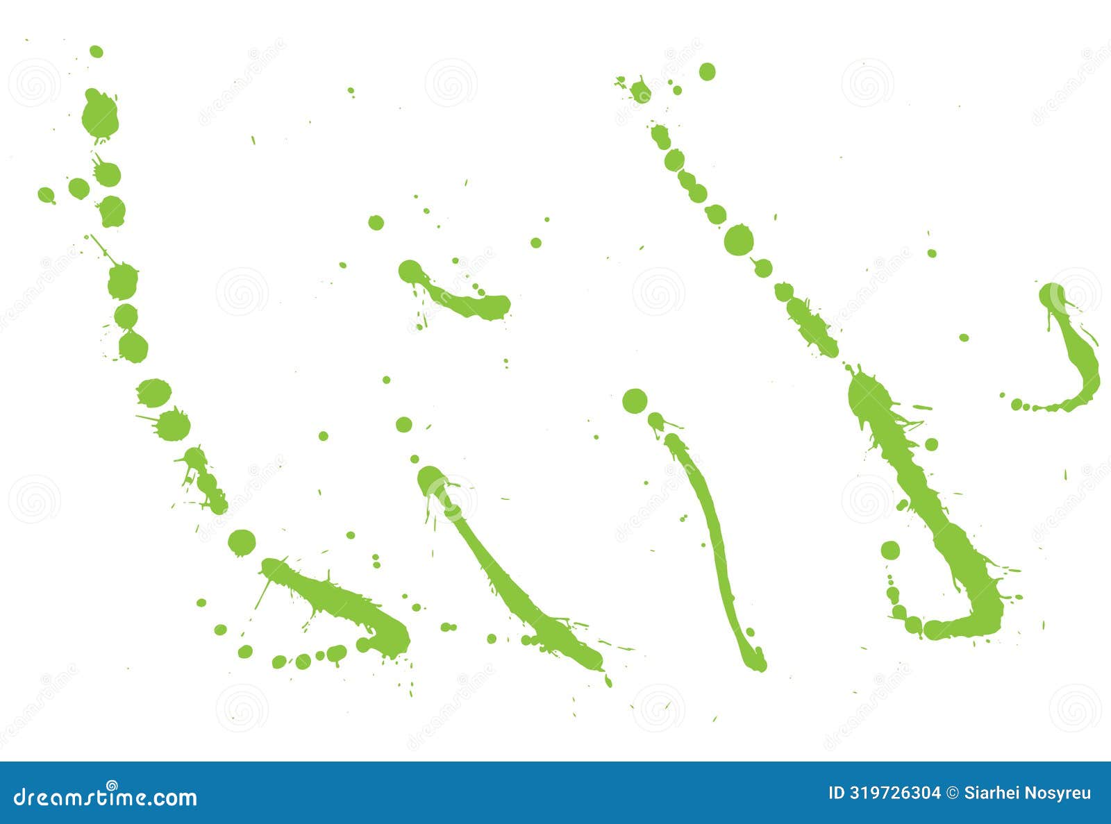 Overlay, Elements of Paint Ink Splatter. Vector Illustration Stock ...