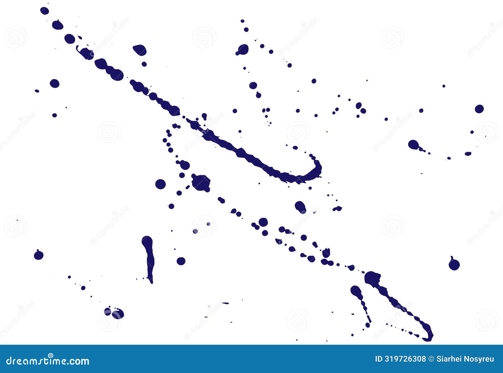 Overlay, Elements of Paint Ink Splatter. Vector Illustration Stock ...
