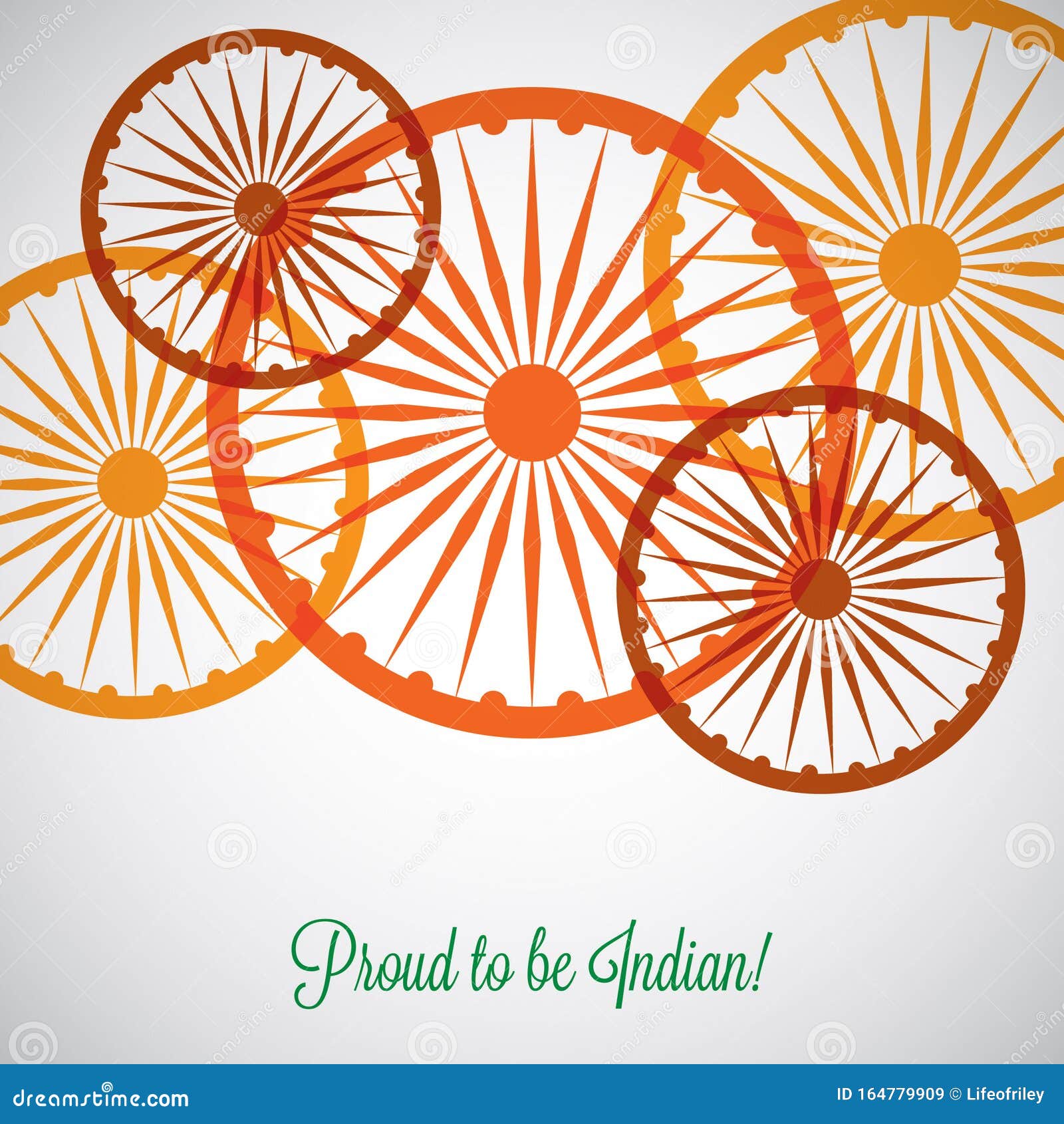 Indian Independence Day Card Stock Vector - Illustration of ...