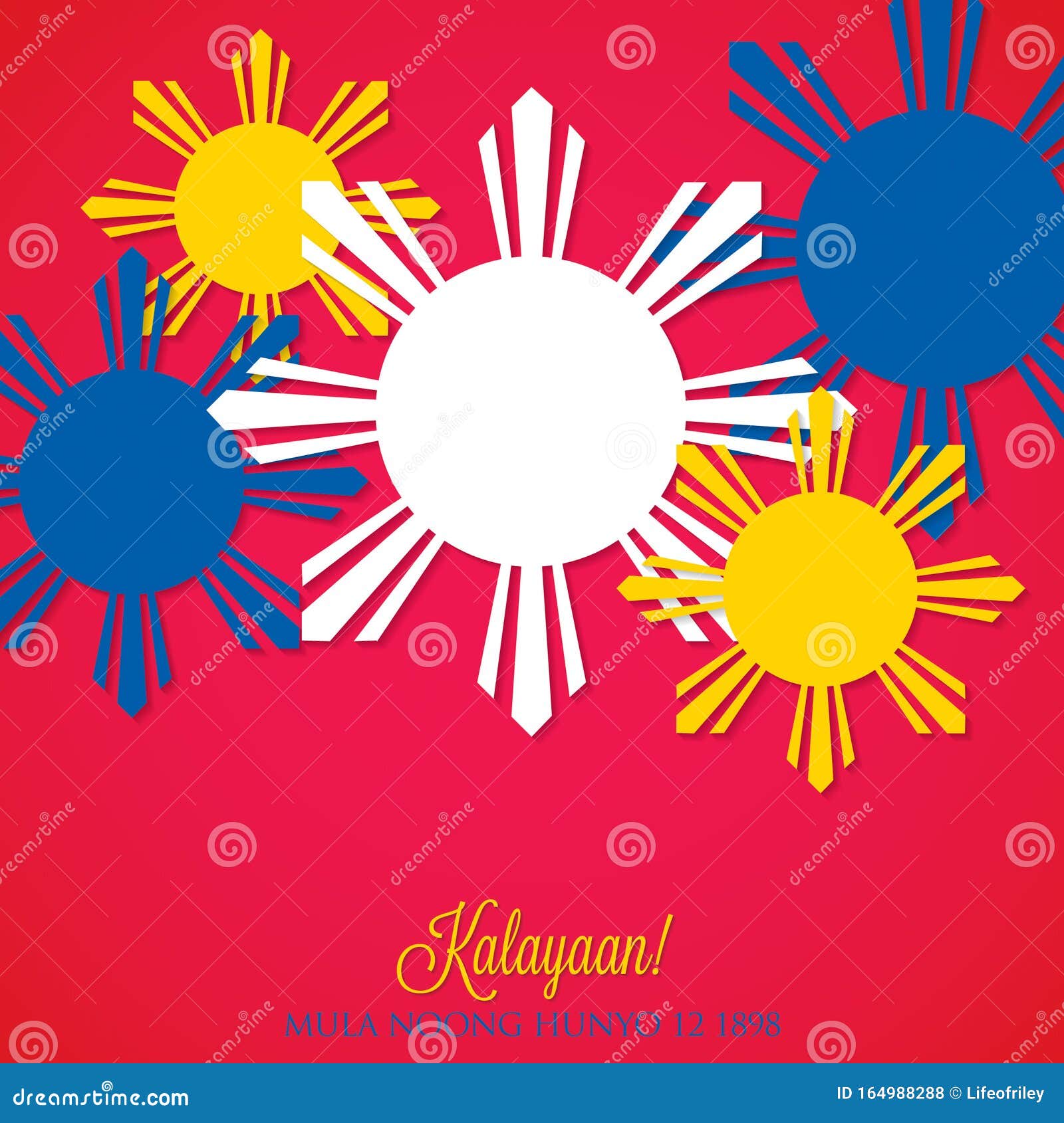 Philippines Independence Day Card Stock Vector - Illustration of ...
