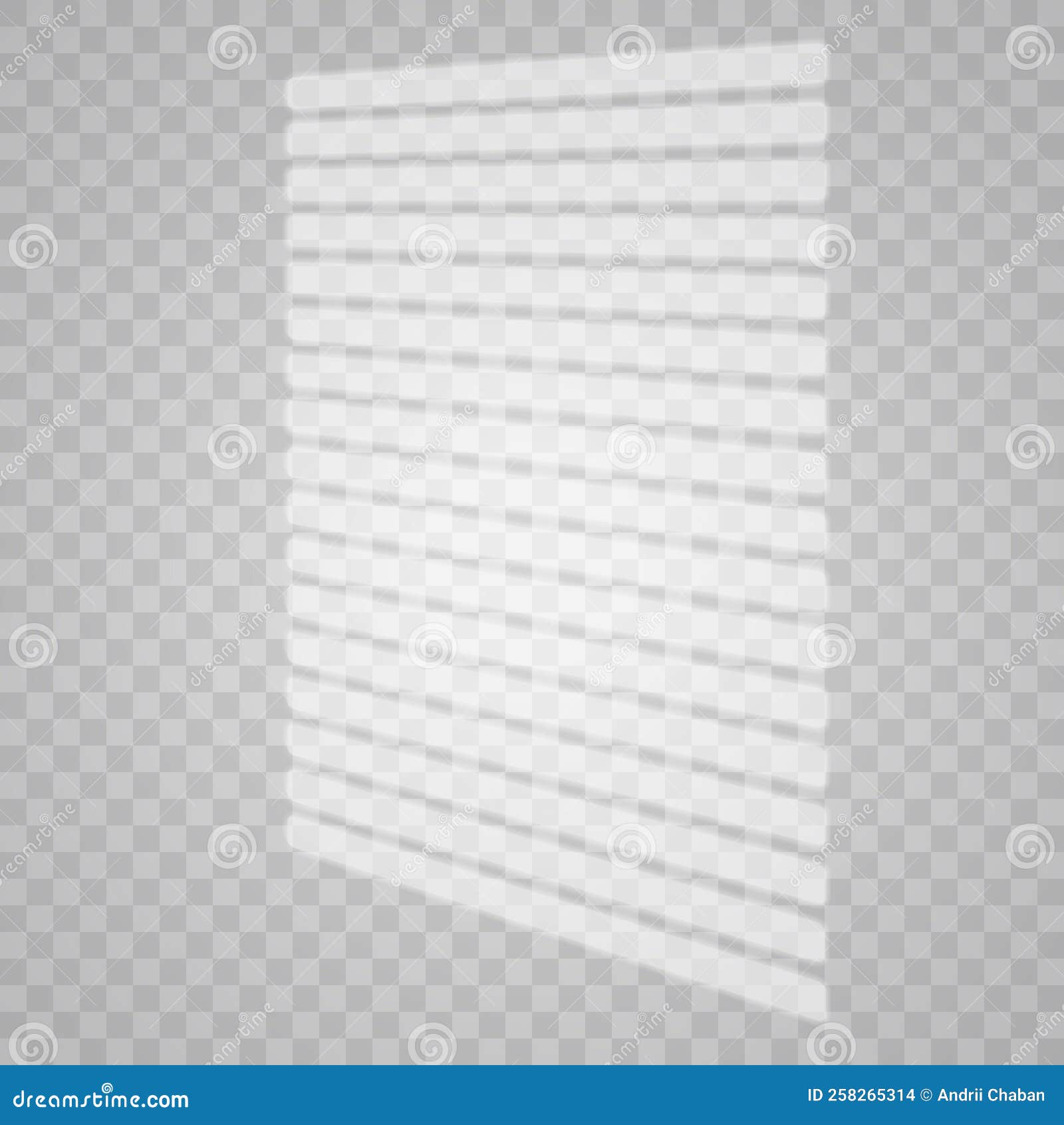 Overlay Shadow Effect. Transparent Overlay Window and Blinds Shadow ...