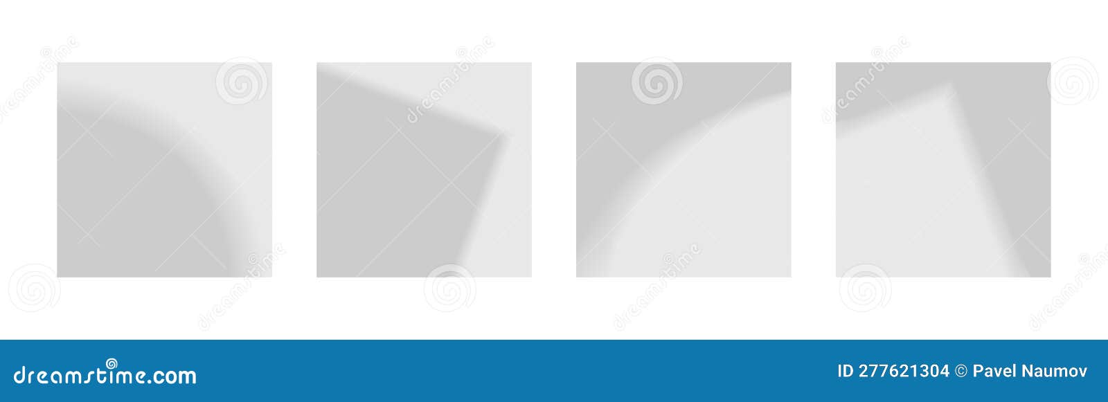 Overlay Shadow Effects and Light from the Window Vector Set. Stock ...