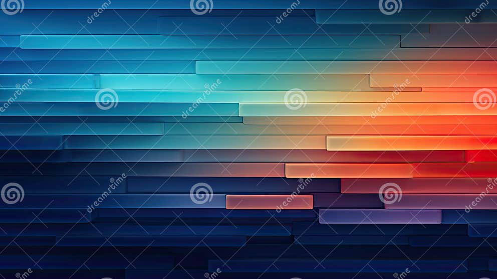 Horizontal Colored Layers with Overlay for Wallpaper Background Stock ...