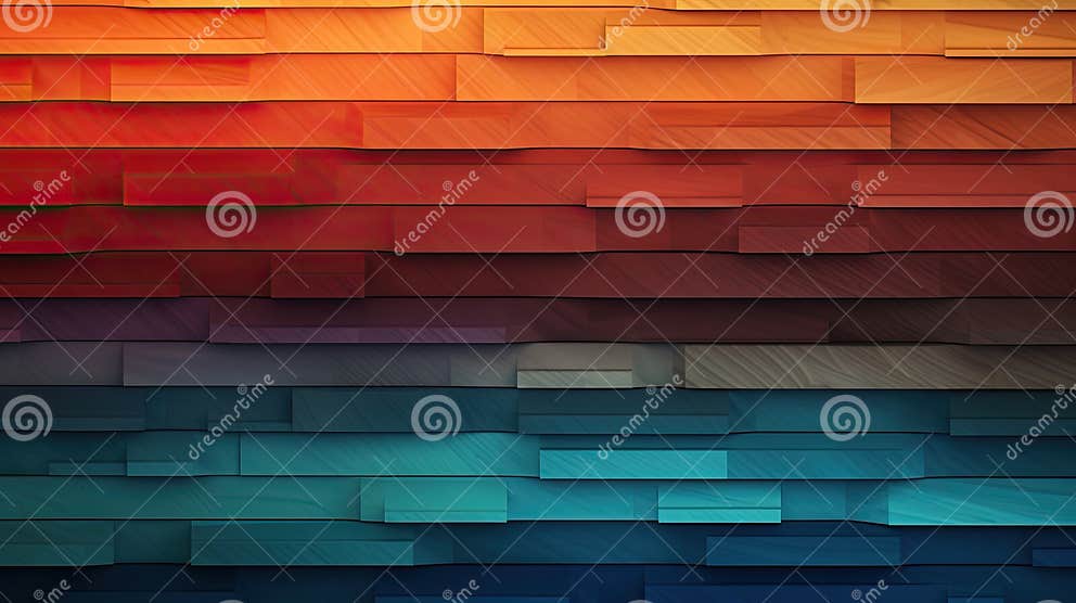Horizontal Colored Layers with Overlay for Wallpaper Background Stock ...