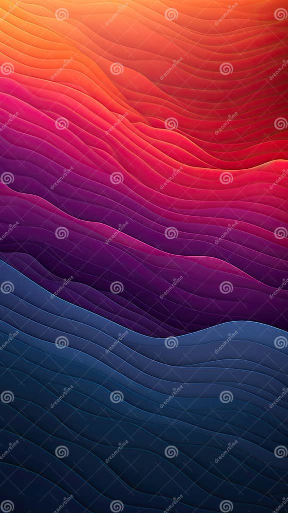 Horizontal Colored Layers with Overlay for Wallpaper Background Stock ...