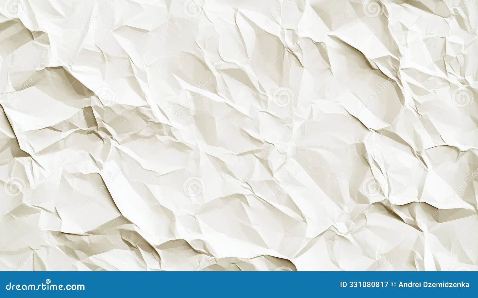 Overlay Texture Pattern of Crumpled White Paper Stock Illustration ...