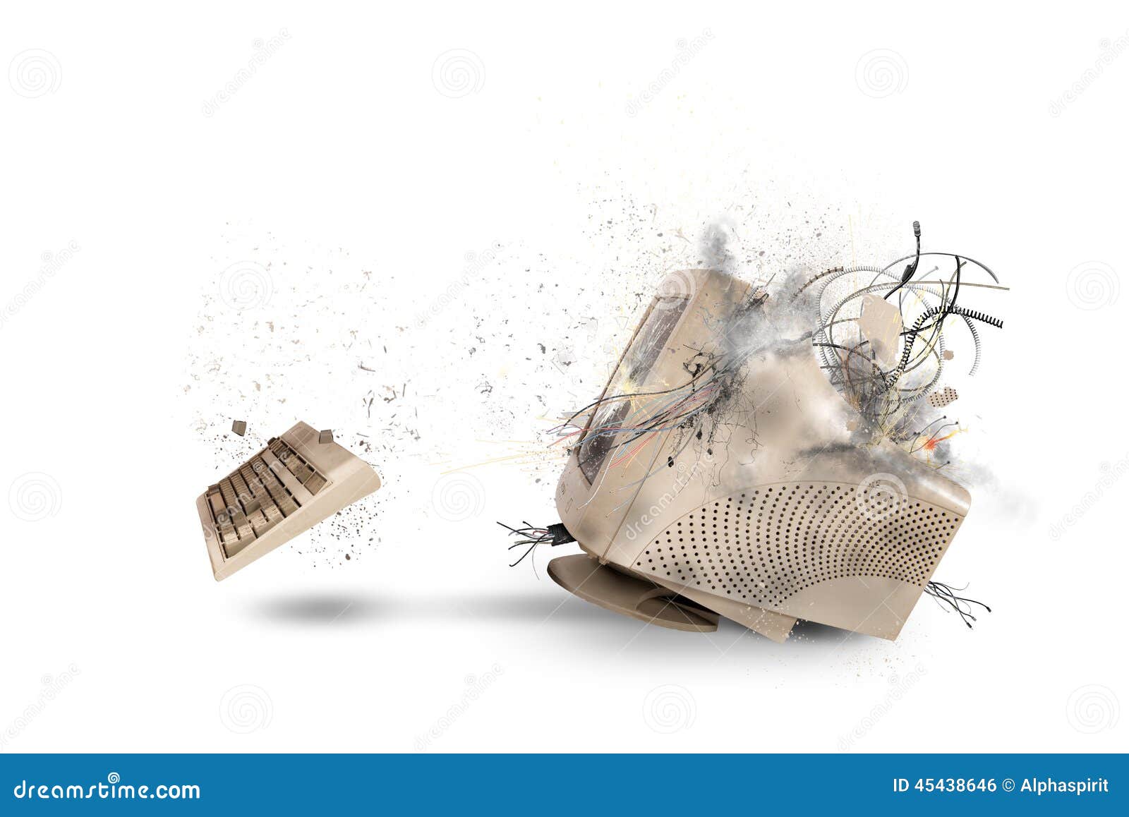 Overload Computer Stock Photo - Image: 45438646