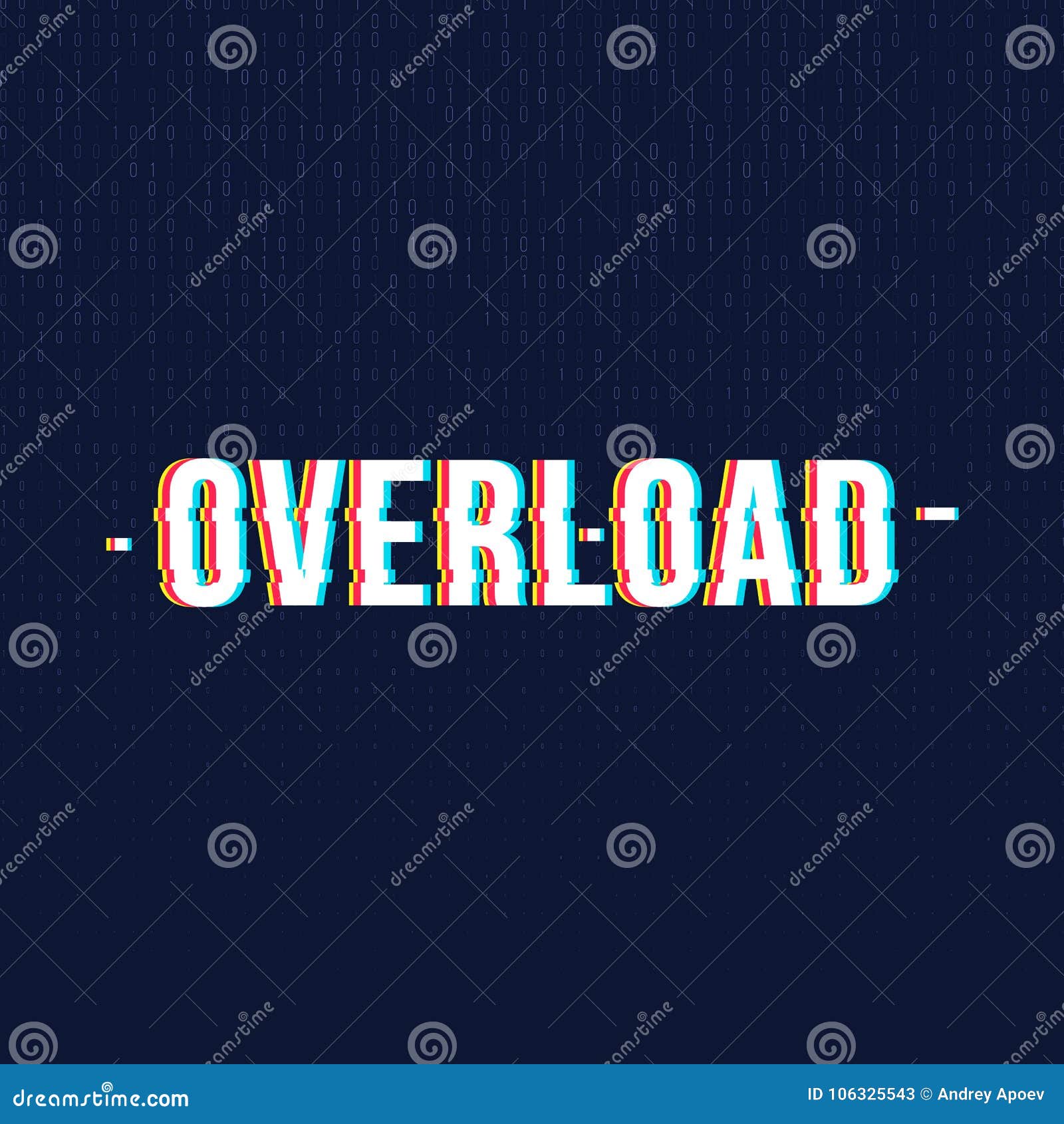 Chromatic Aberration Font Cartoon Vector | CartoonDealer.com #75175543