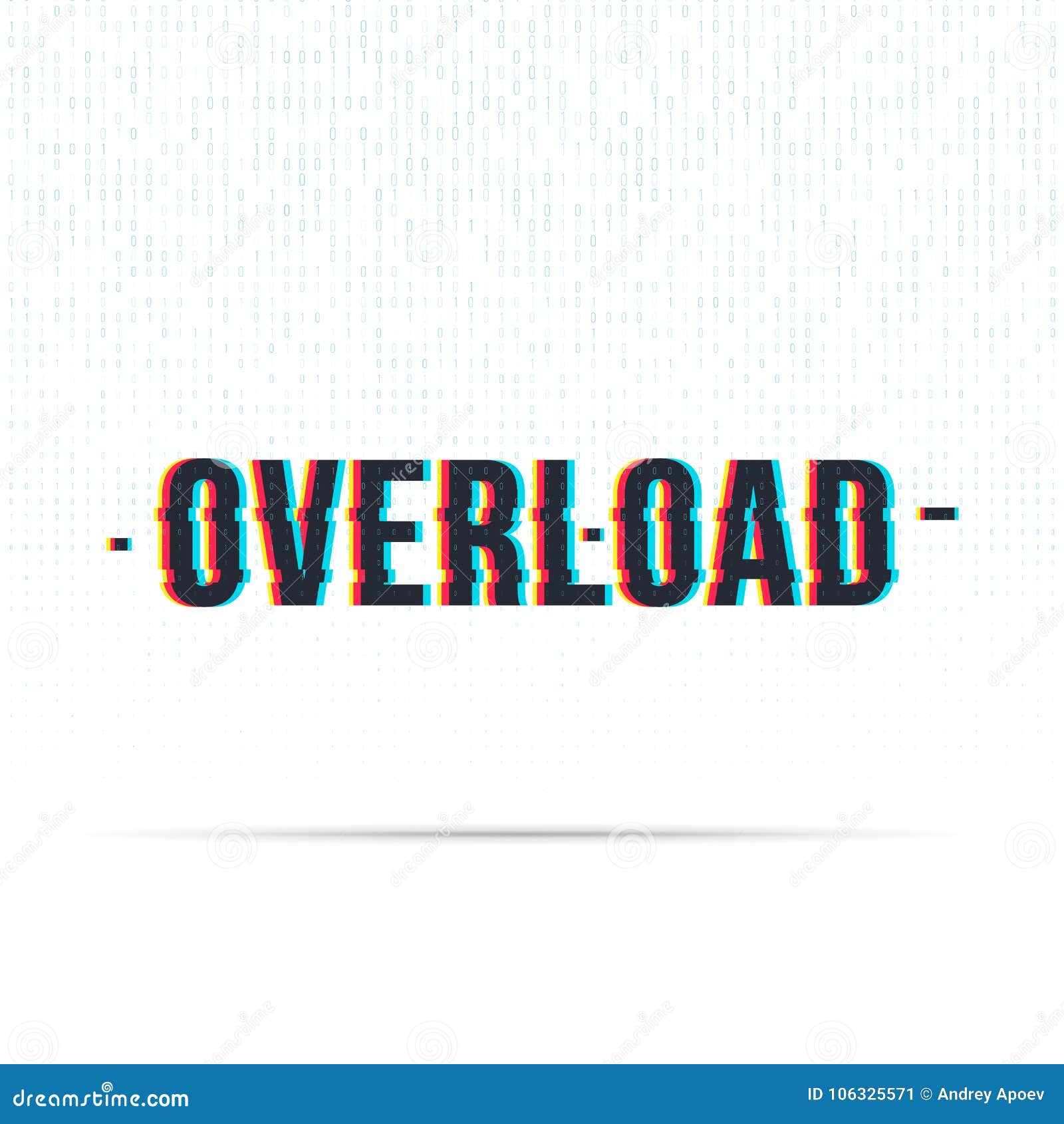 Chromatic Aberration Font Cartoon Vector | CartoonDealer.com #75175543