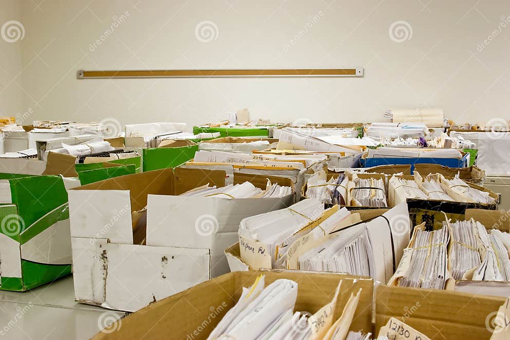 Overload on Files stock image. Image of checklist, manila - 20165885