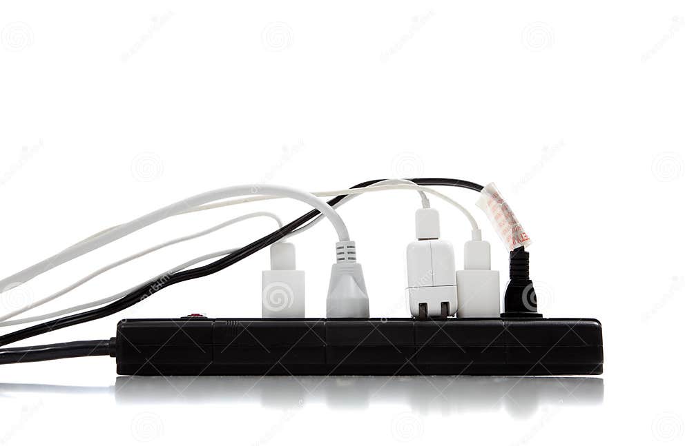 Overload surge protector stock image. Image of volts - 11451635