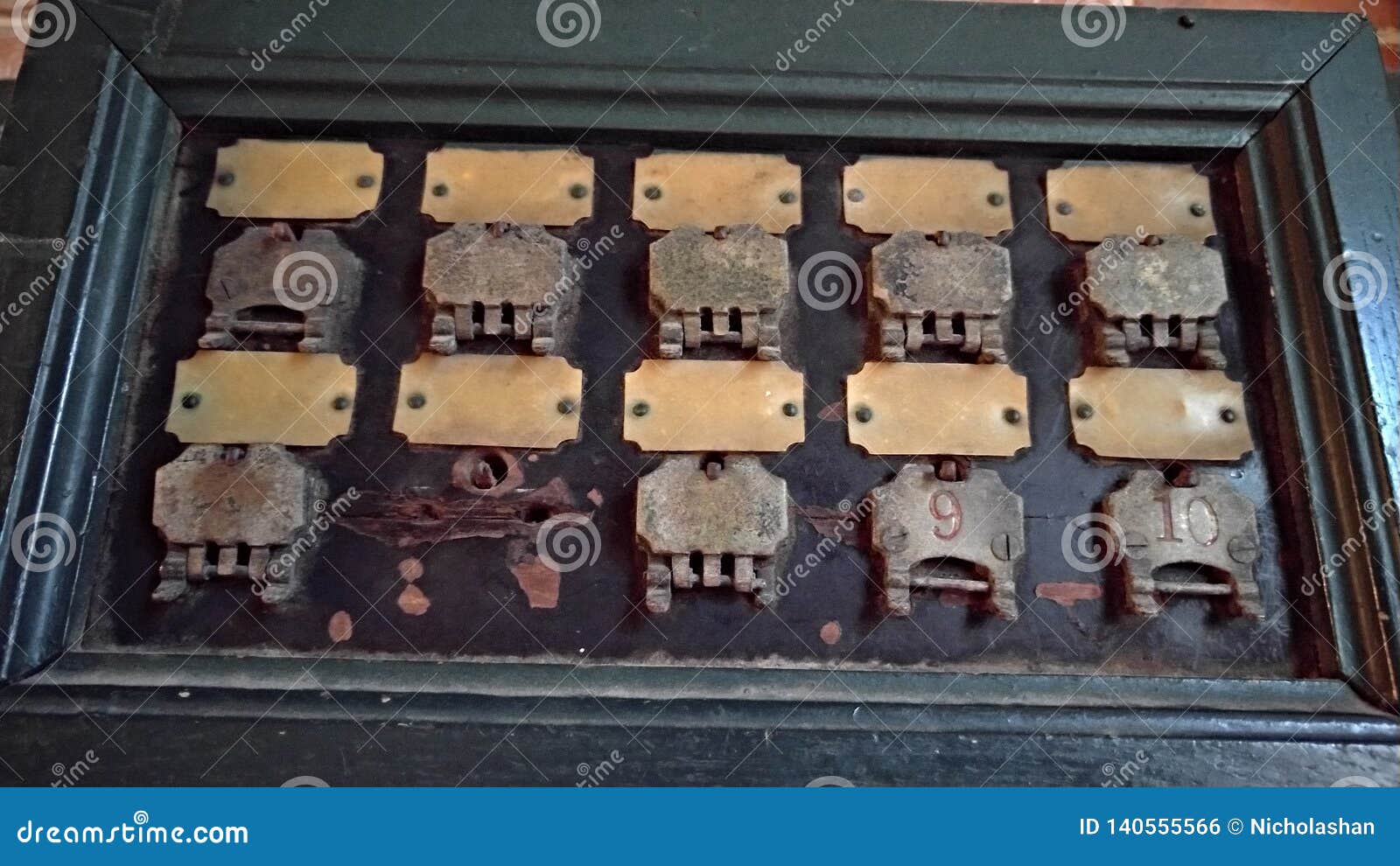 Overloaded Electrical Circuit Causing Electrical Short And Fire. Old ...