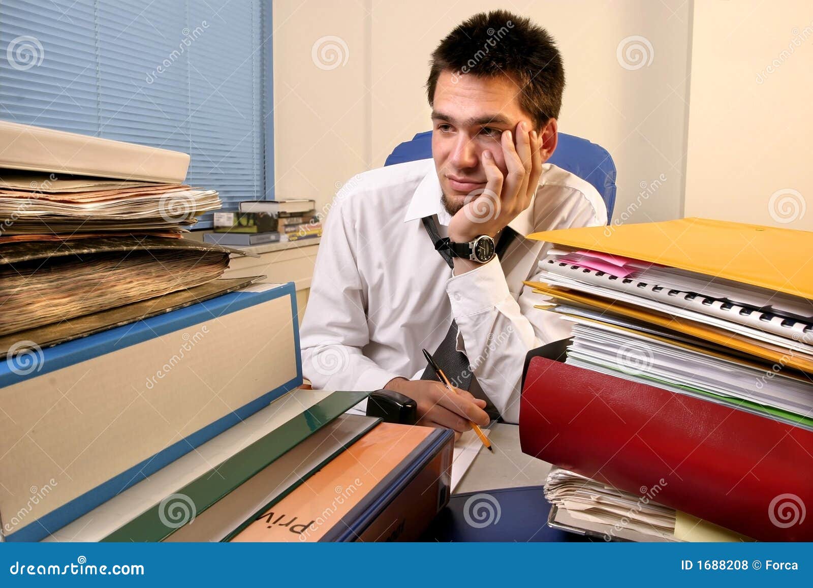 Overloaded with work stock photo. Image of desk, student - 1688208
