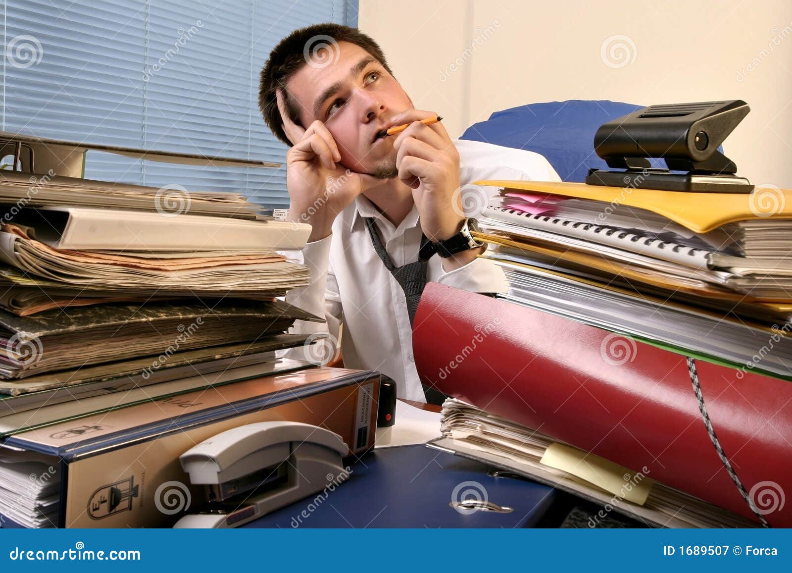 Overloaded worker stock image. Image of worker, studies - 1689507