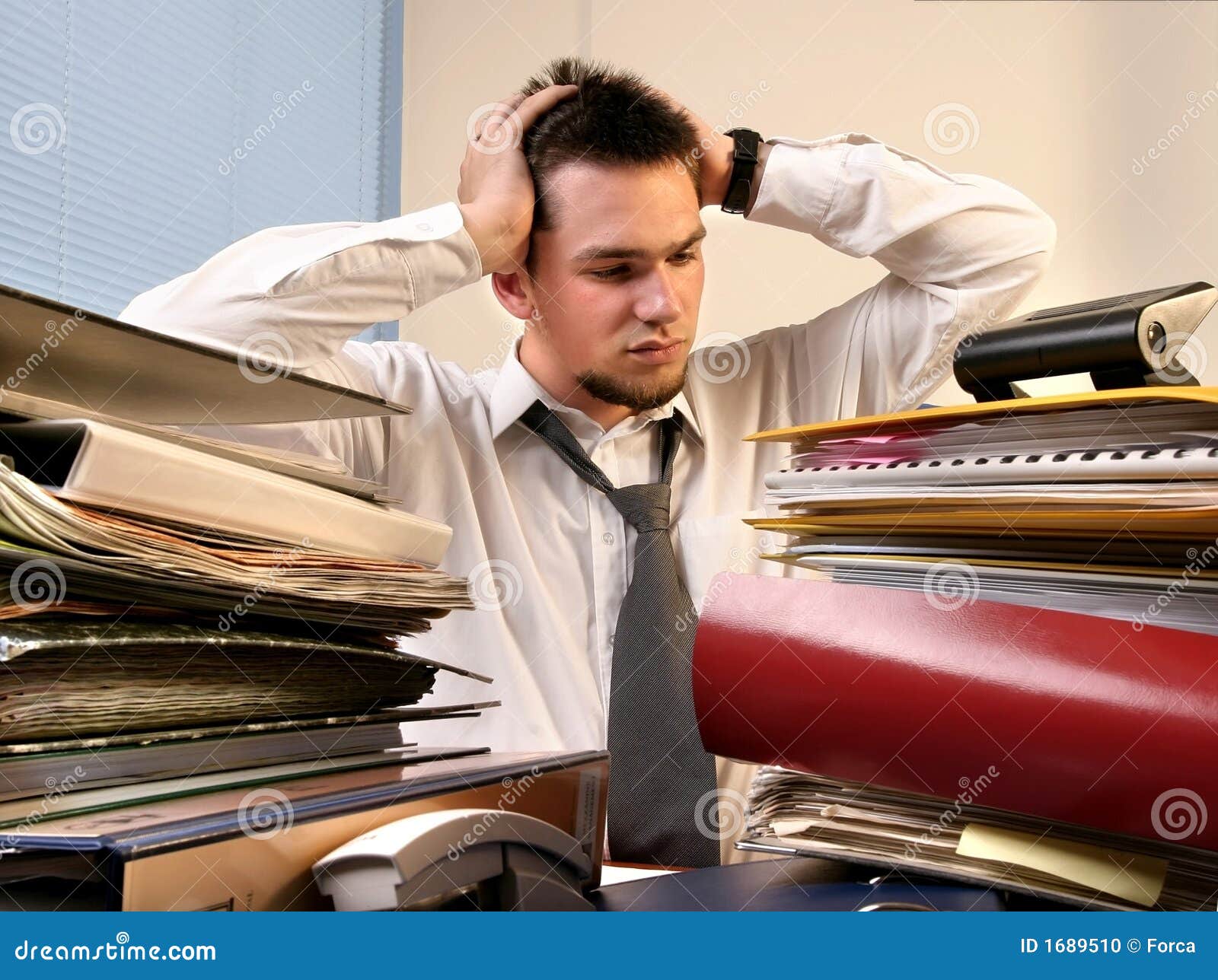 Overloaded worker stock photo. Image of white, overworked - 1689510
