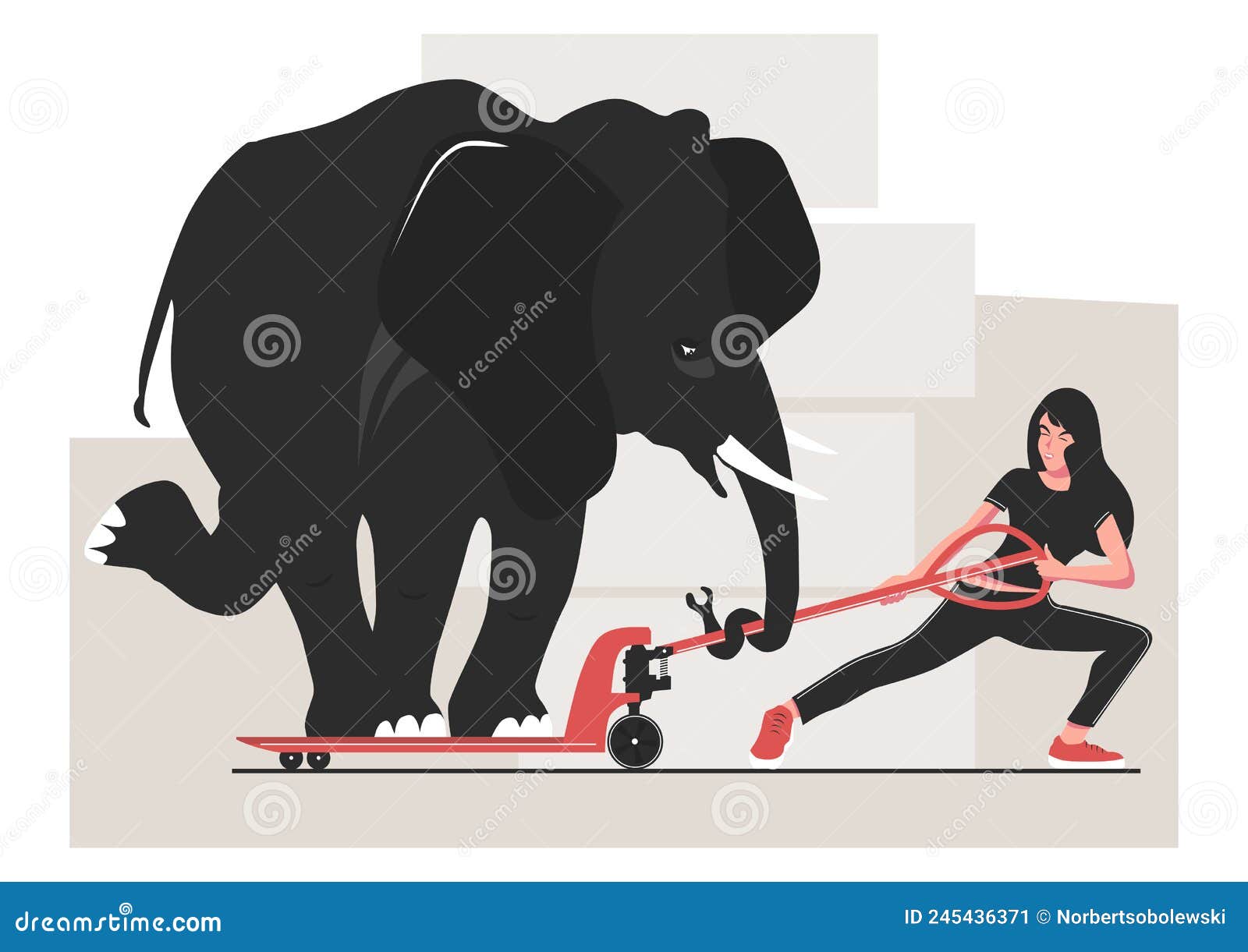 Overloading - Warehouse Safety Tip. Stock Vector - Illustration of ...