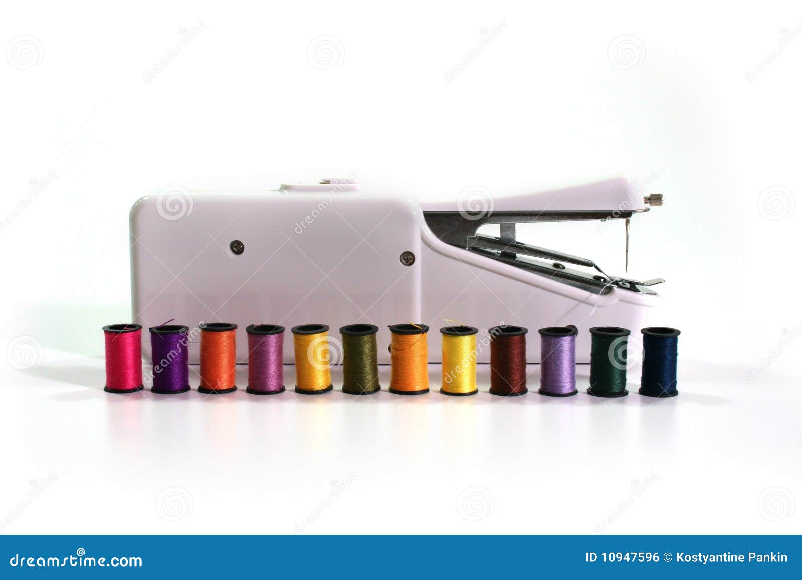 Overlocker threads stock photo. Image of spool, bright - 10947596