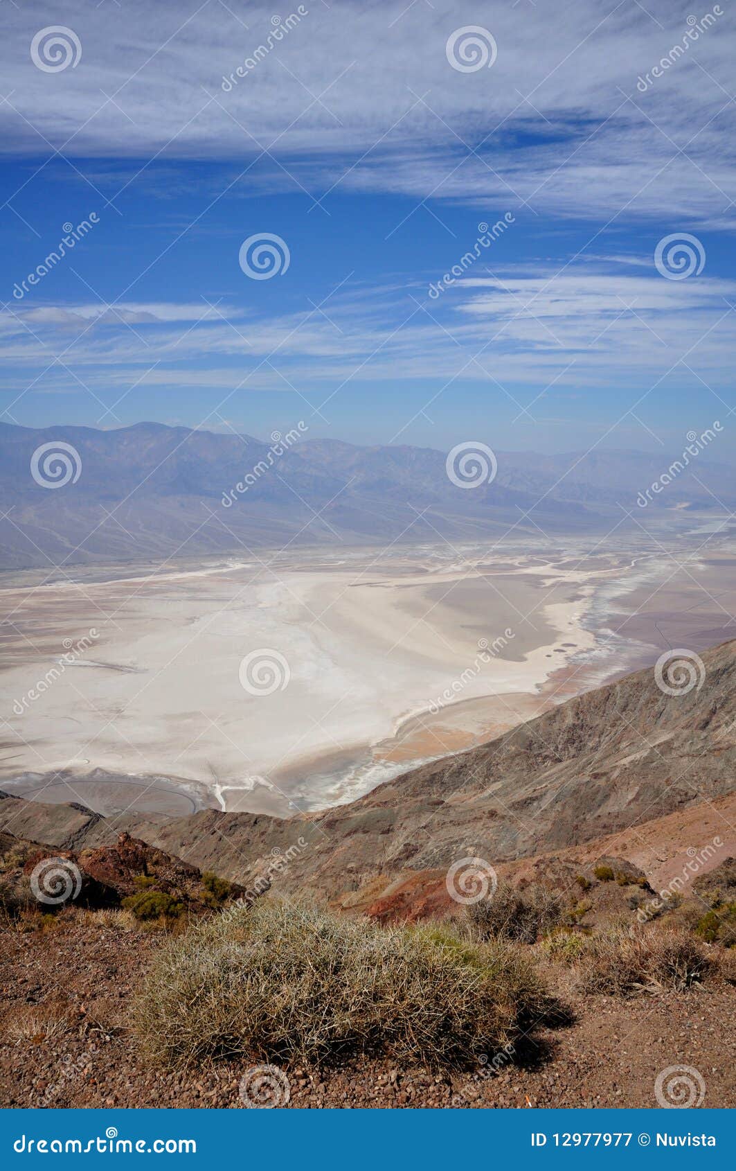 Overlook Death Valley stock image. Image of destination - 12977977