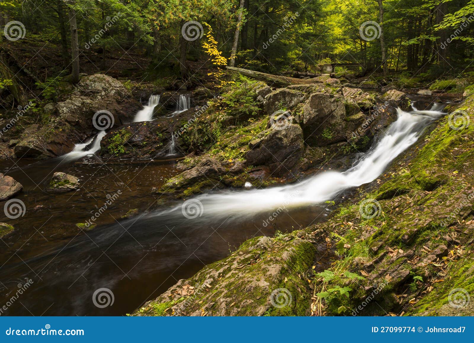 Overlook Falls stock photo. Image of flowing, peninsula - 27099774