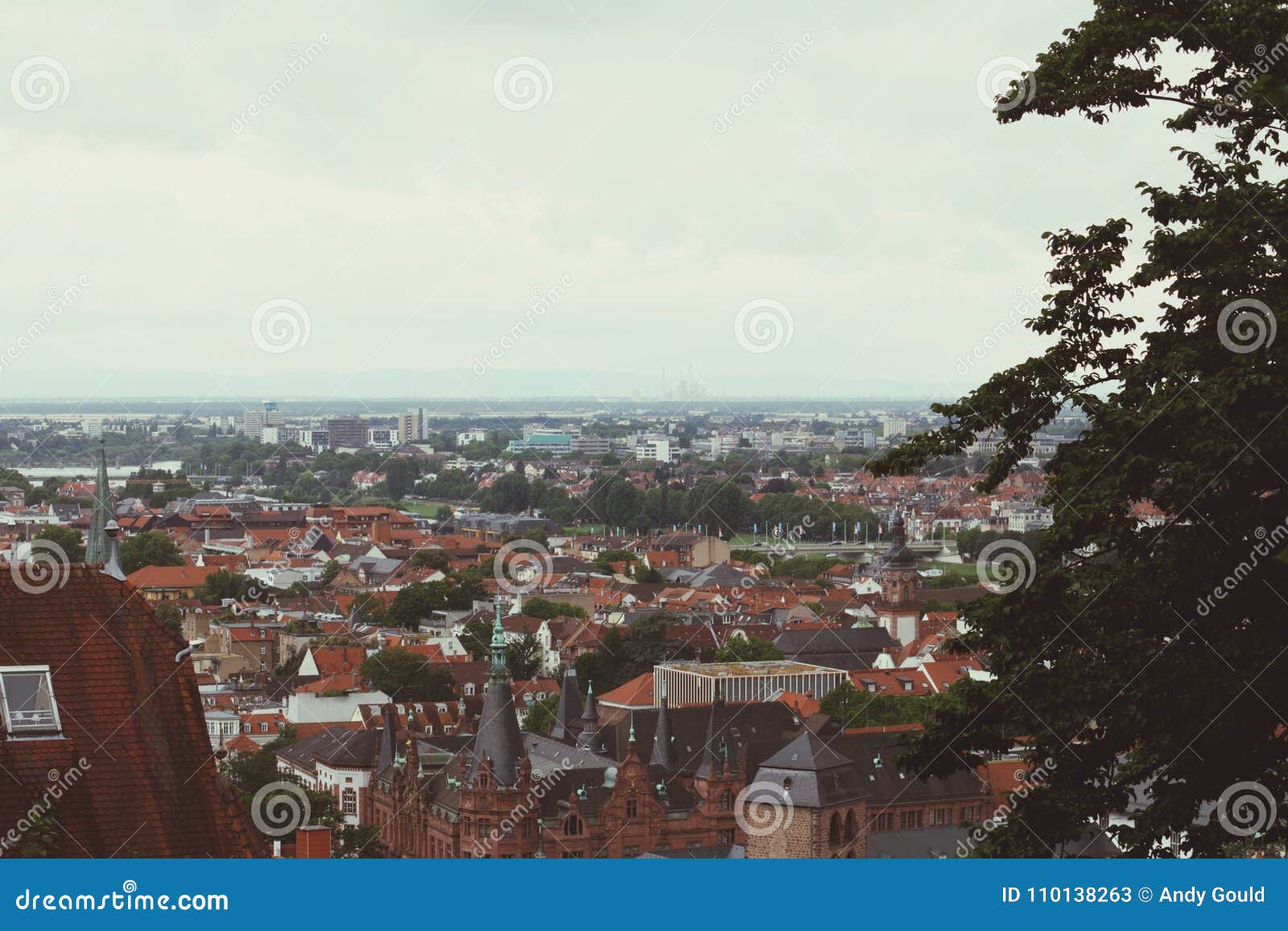 Germany skyline stock image. Image of german, overlook - 110138263