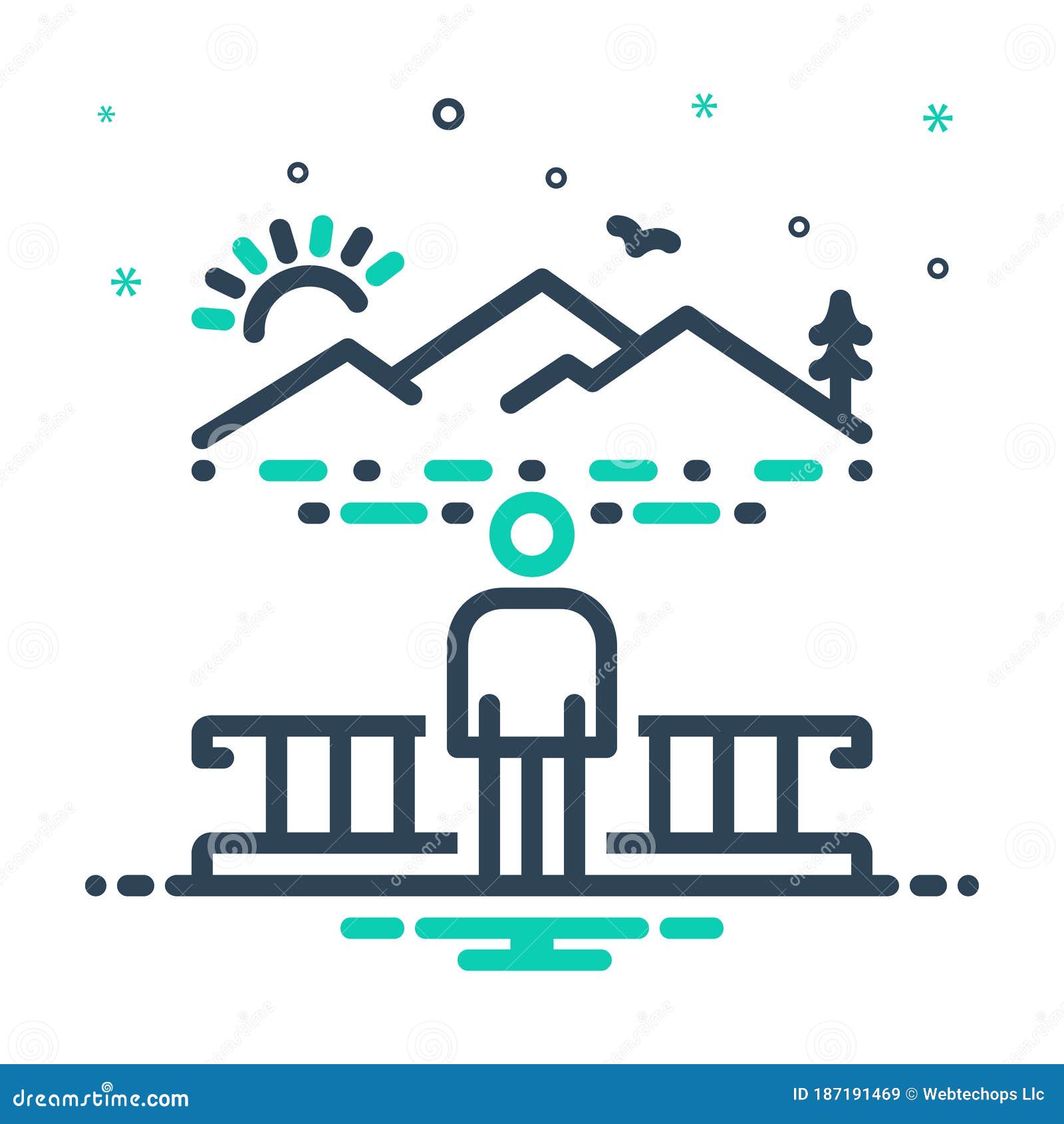 Mix Icon for Overlook, Excuse and View Stock Vector - Illustration of ...