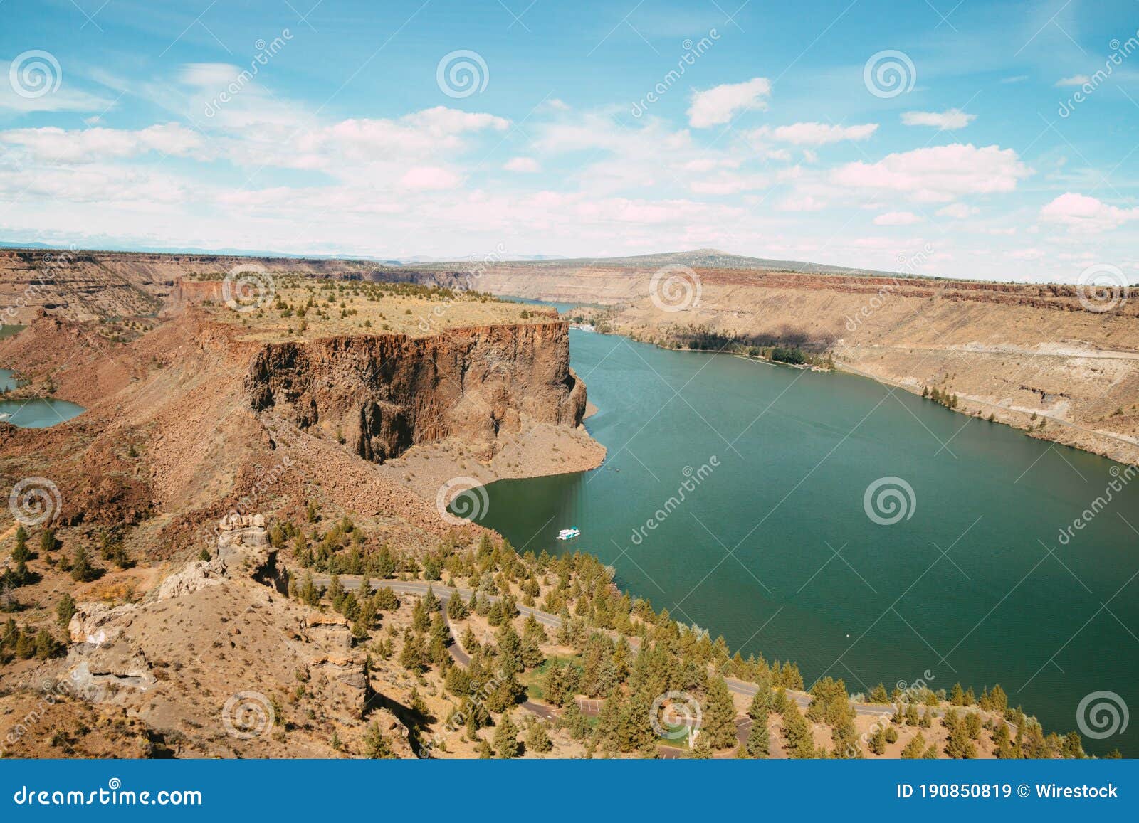 Overlook stock image. Image of landscape, rocky, outcropping - 190850819