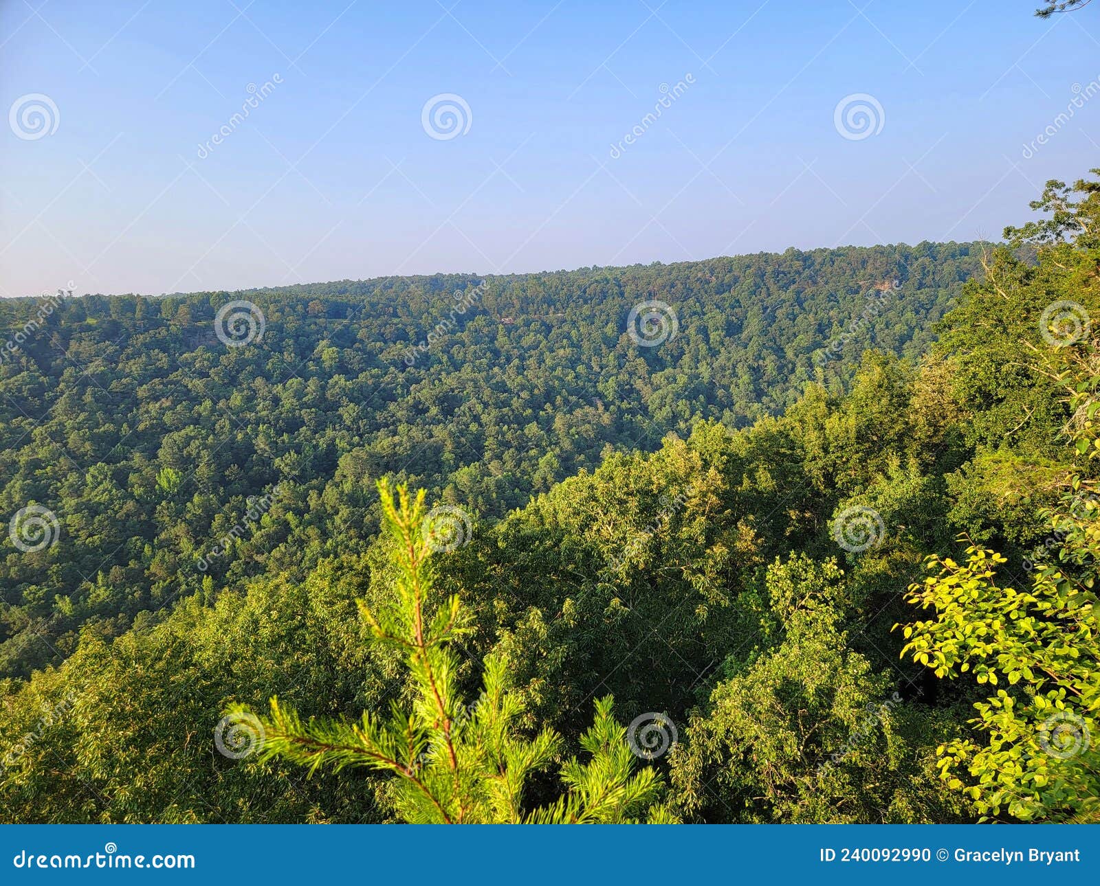 Overlook Mountain Hidden Views Stock Photo - Image of plateau ...