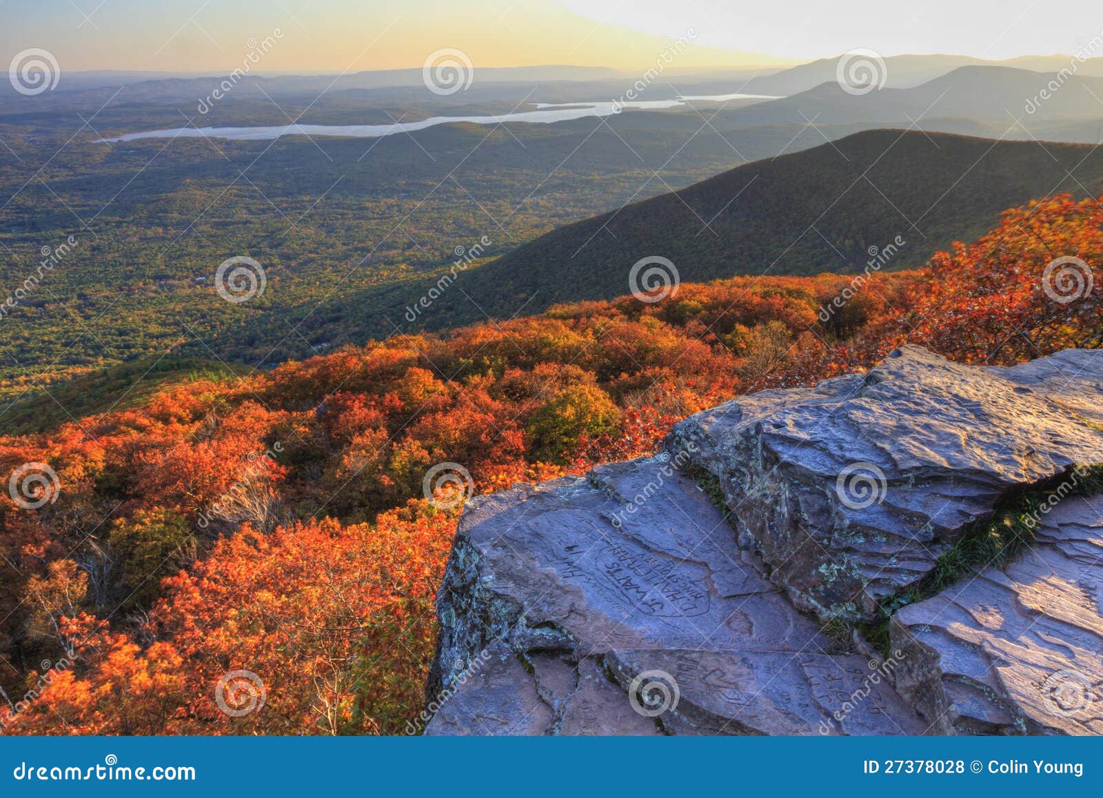 Overlook Mountain Sunset stock photo. Image of mountain - 27378028