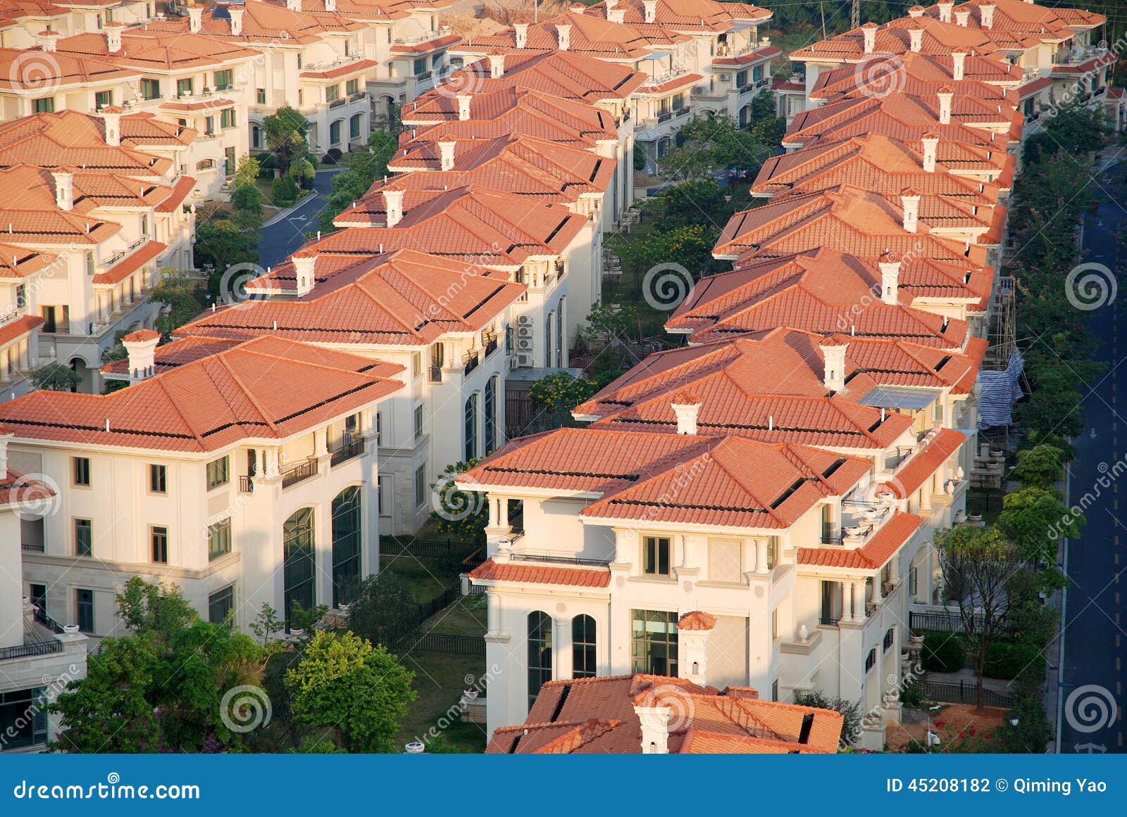 Overlook the villa stock photo. Image of sale, rich, exterior - 45208182
