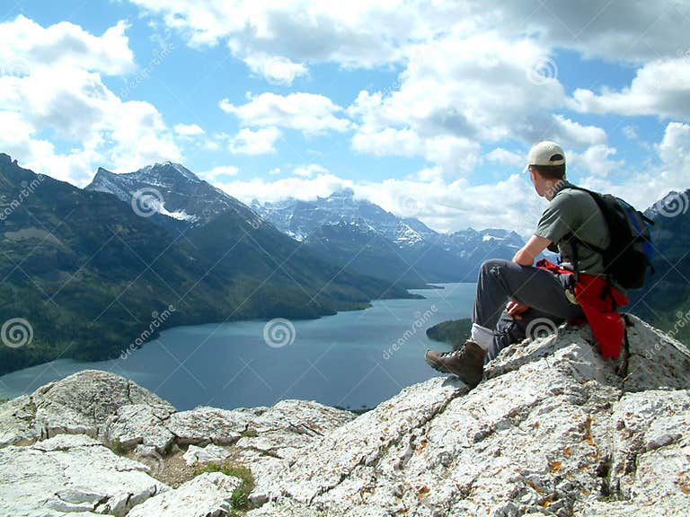 Overlooking stock image. Image of landscape, altitude, peak - 369819