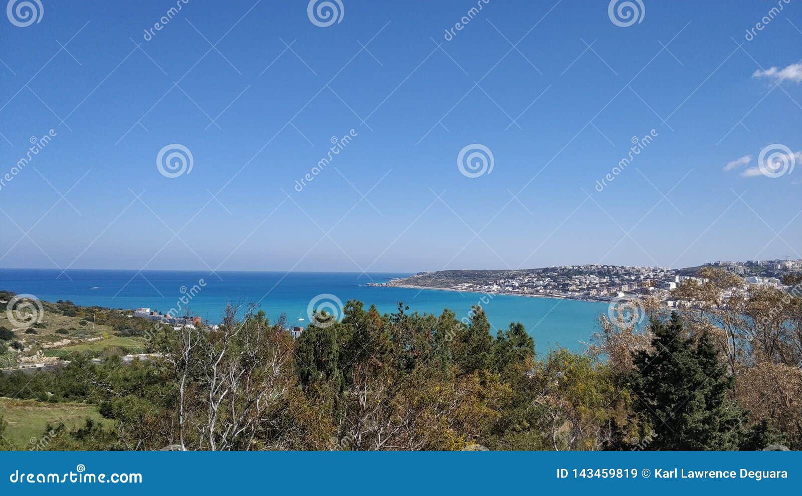 Overlooking the beach stock image. Image of overlooking - 143459819