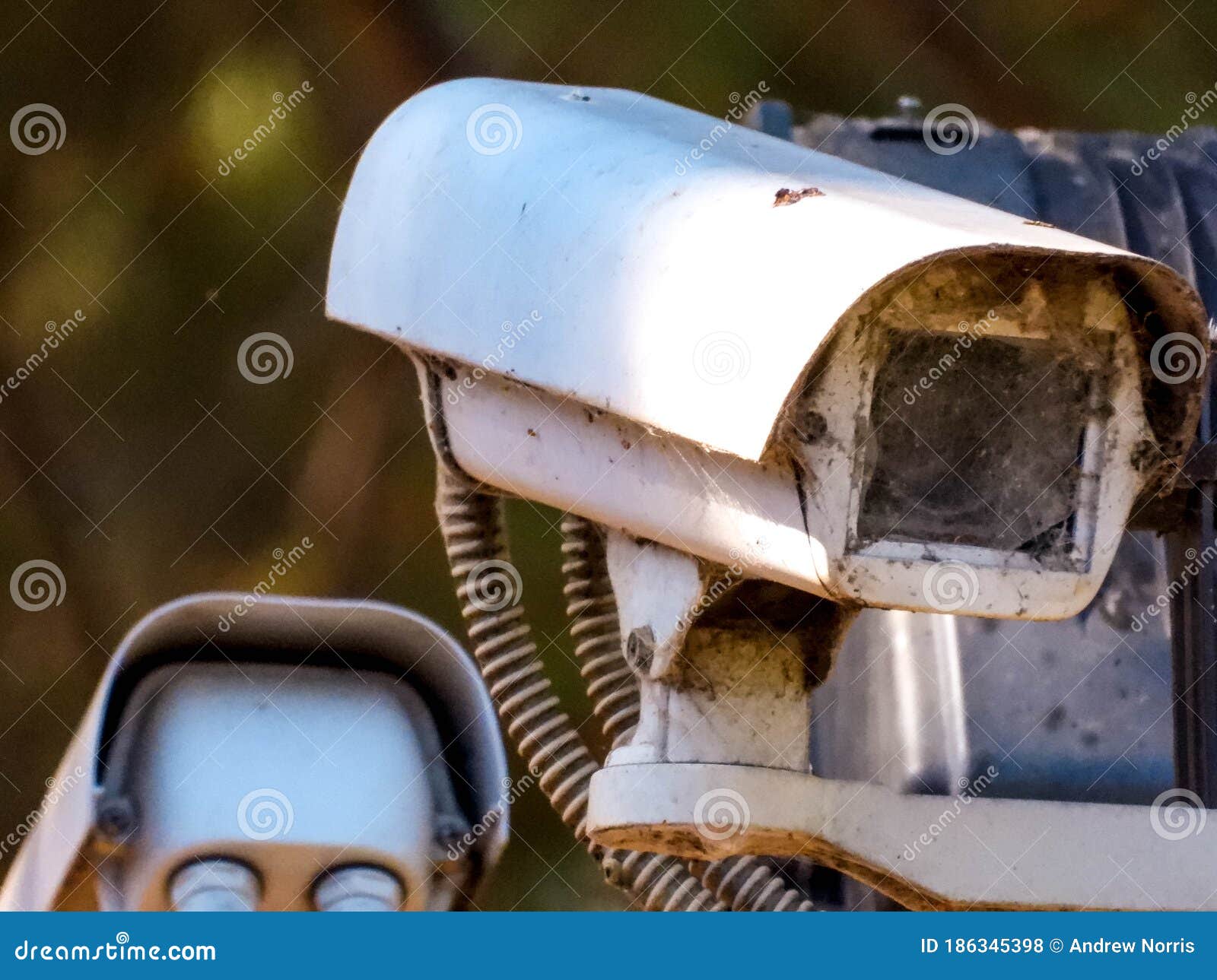 Overlooking CCTV Cameras stock photo. Image of exposure - 186345398