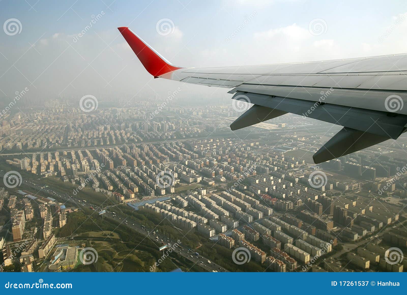 Overlooking the city stock image. Image of airport, overlooking - 17261537