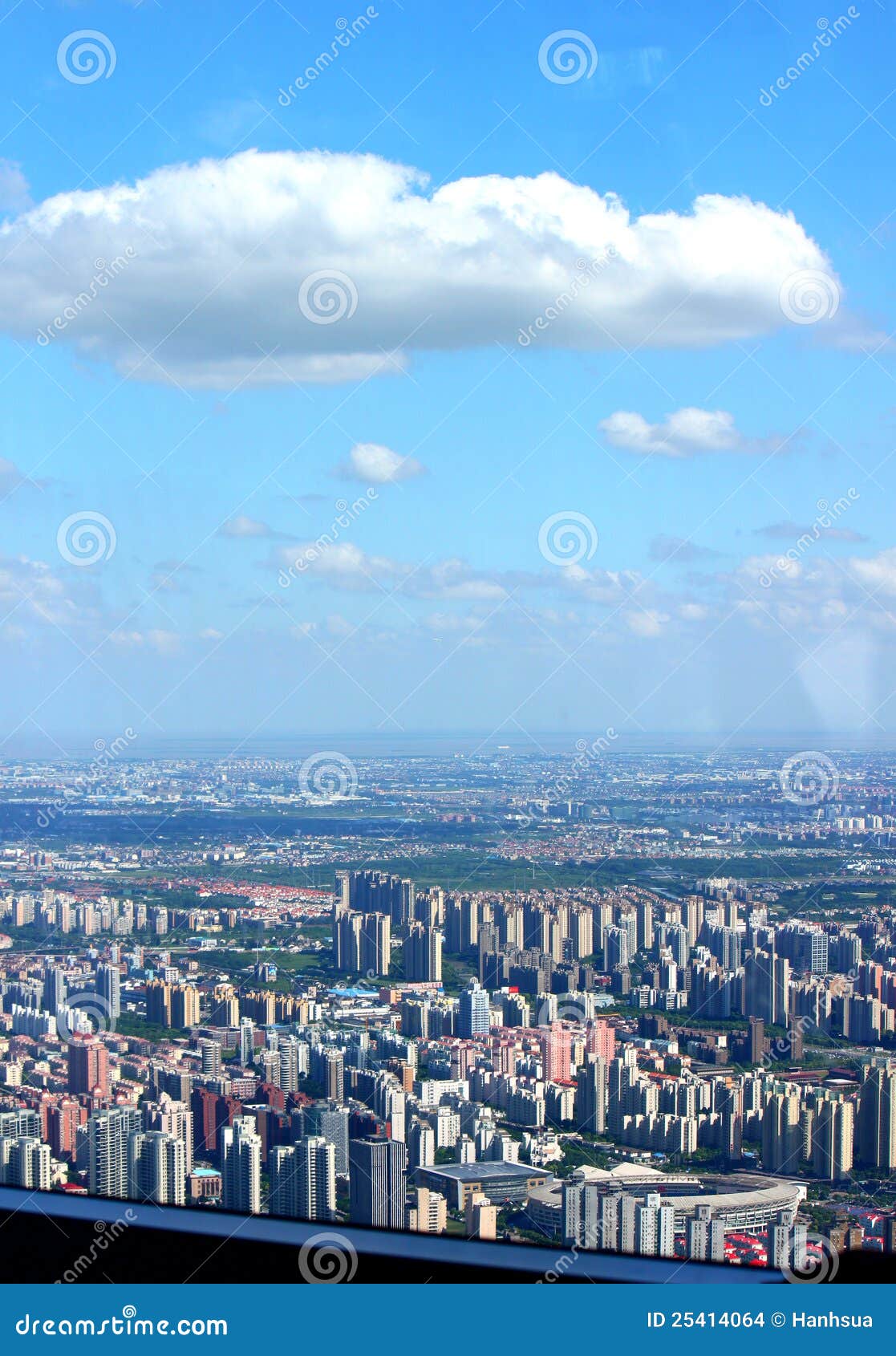 Overlooking the city stock photo. Image of financial - 25414064