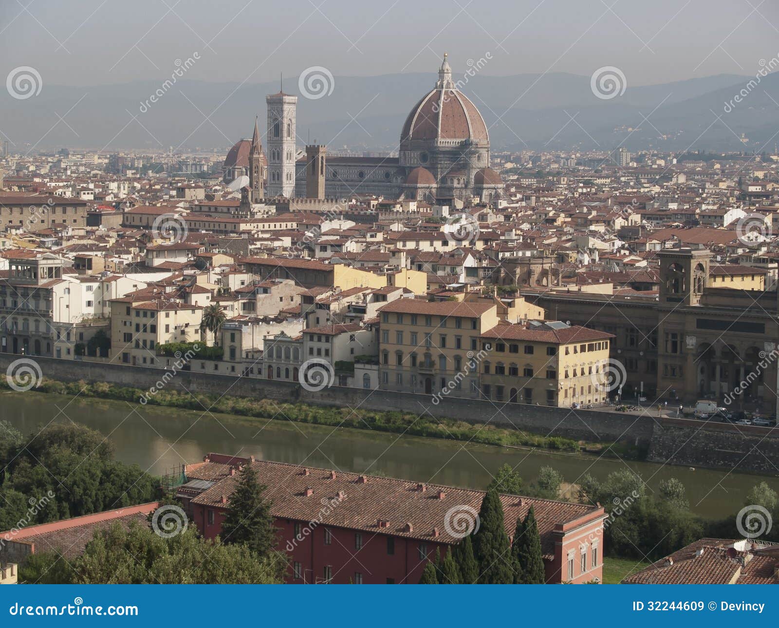 Overlooking Florence stock image. Image of building, florence - 32244609