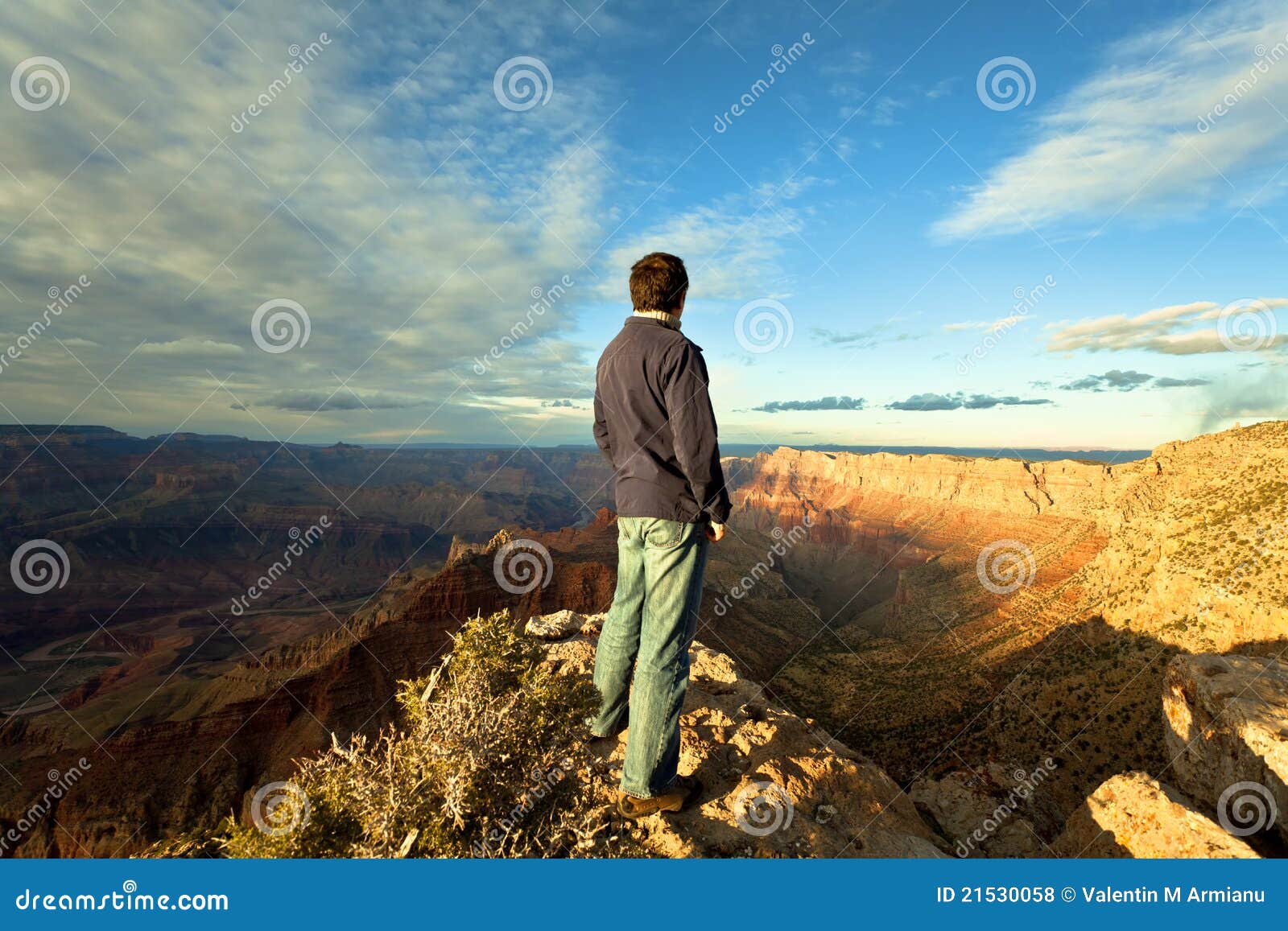 Overlooking Grand Canyon stock photo. Image of mountains - 21530058