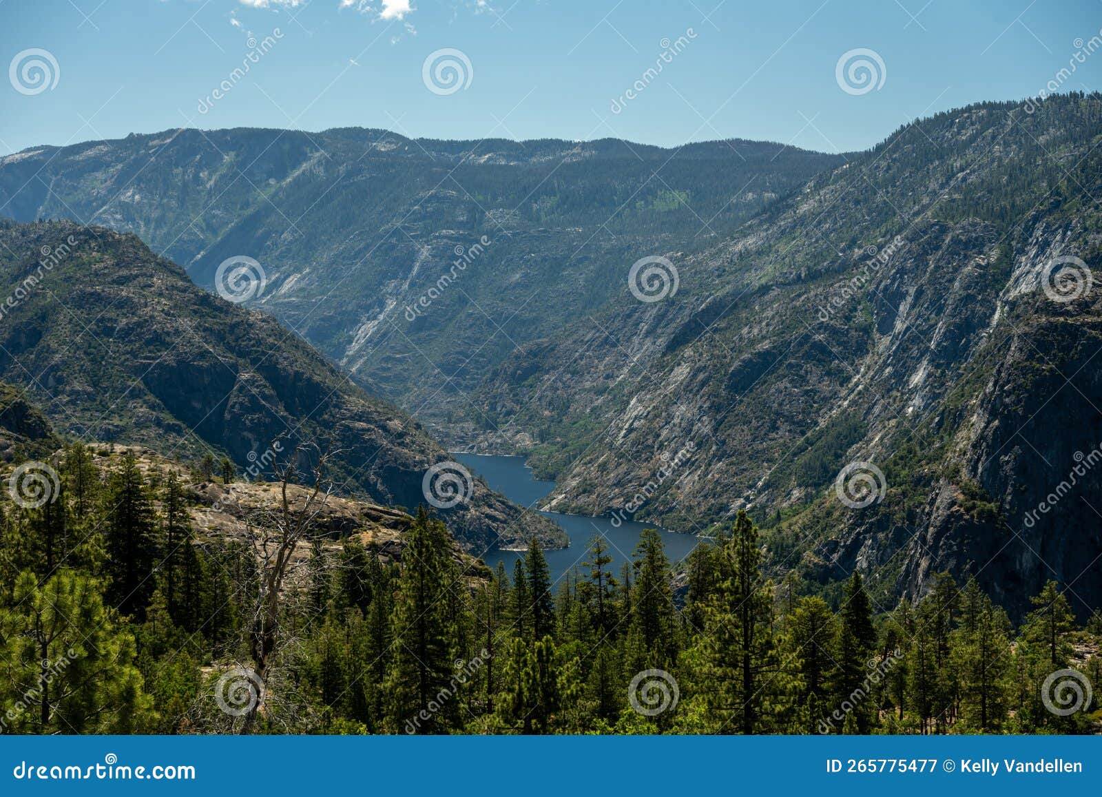 Overlooking Hetch Hetchy from the Trail Out of Pate Valley Stock Image ...