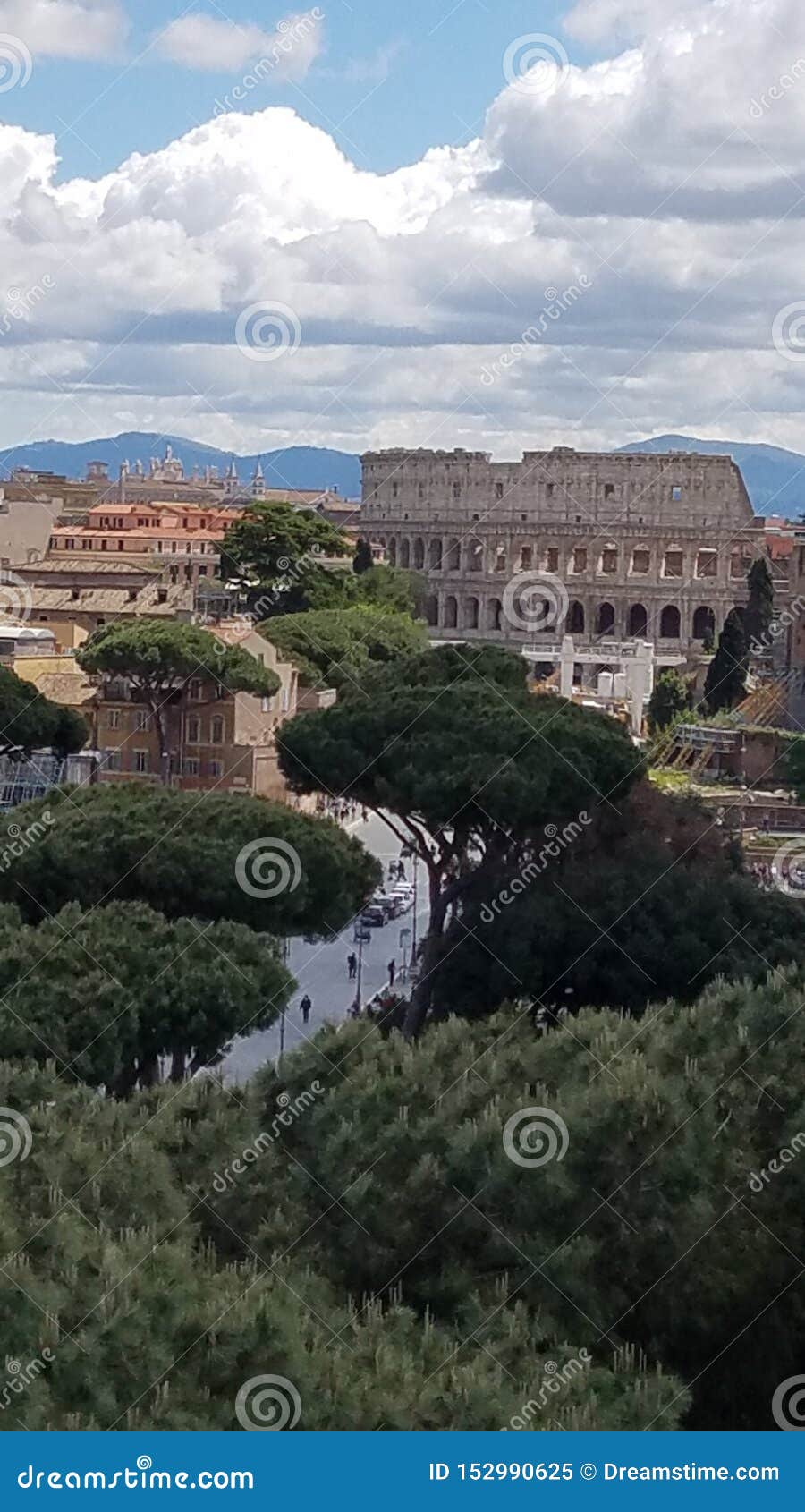Overlooking Rome stock image. Image of rome, architecture - 152990625
