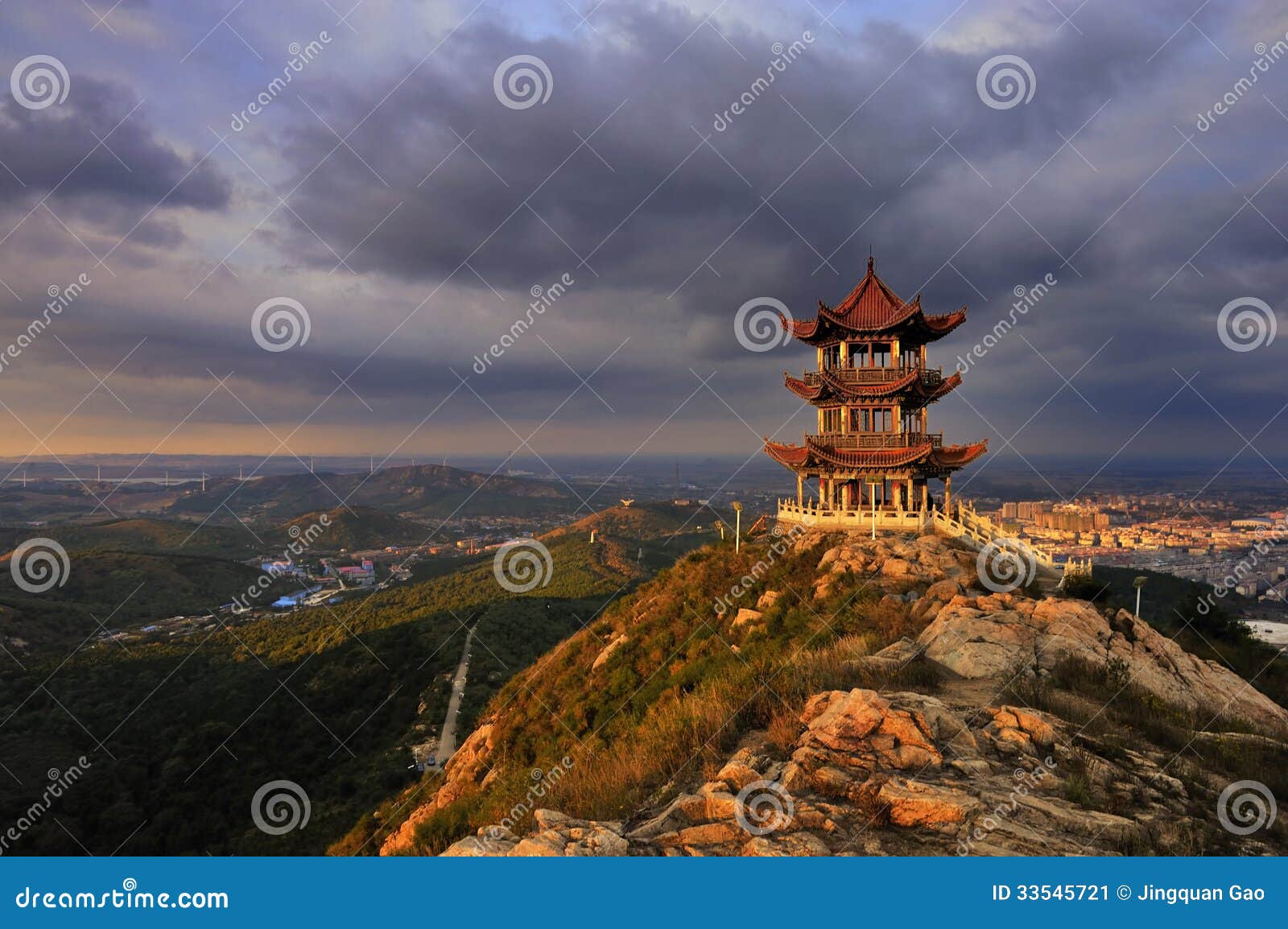 Overlooking the Sunset Mountains2 Stock Image - Image of north, blue ...