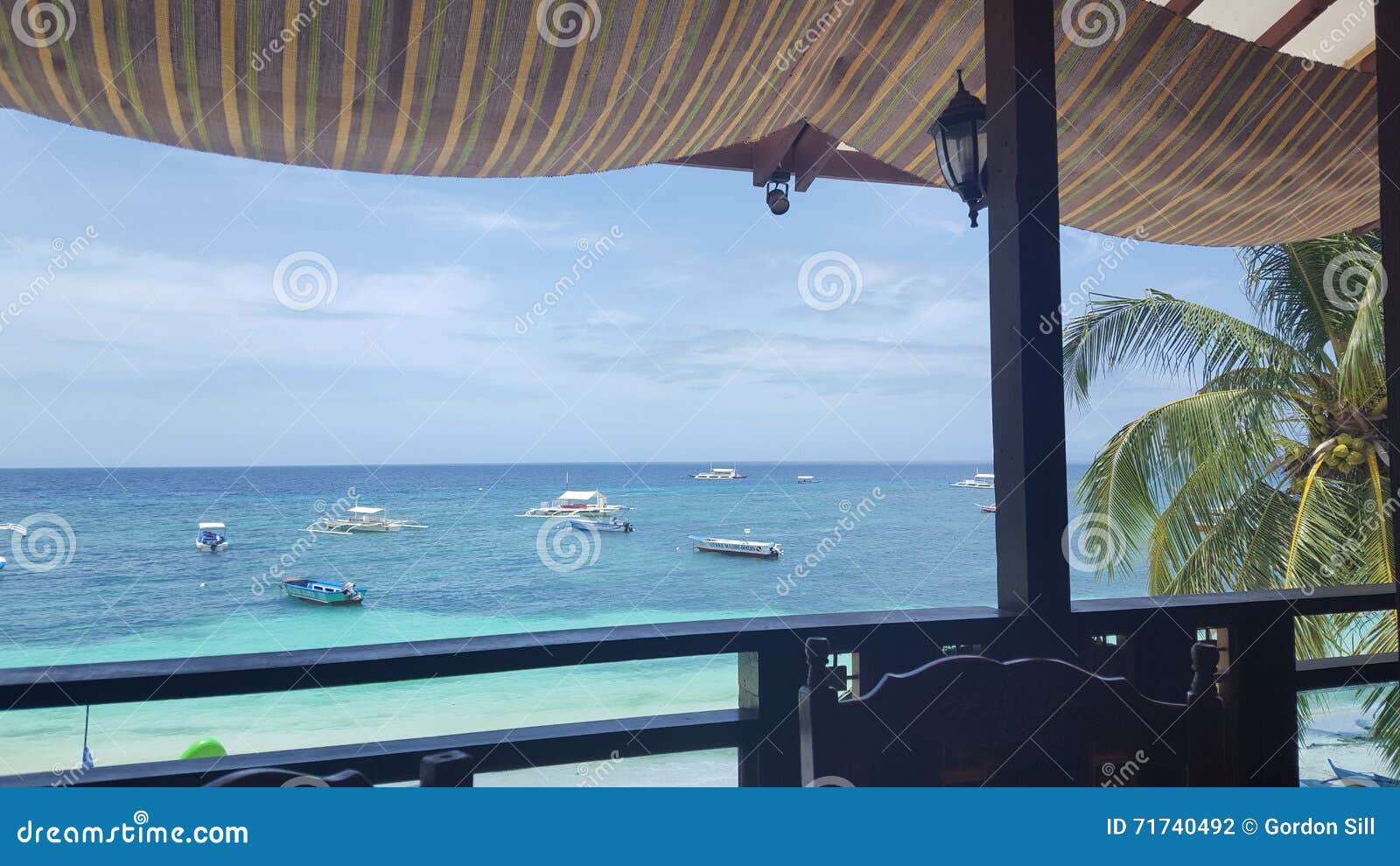 Overlooking water editorial photography. Image of philippines - 71740492